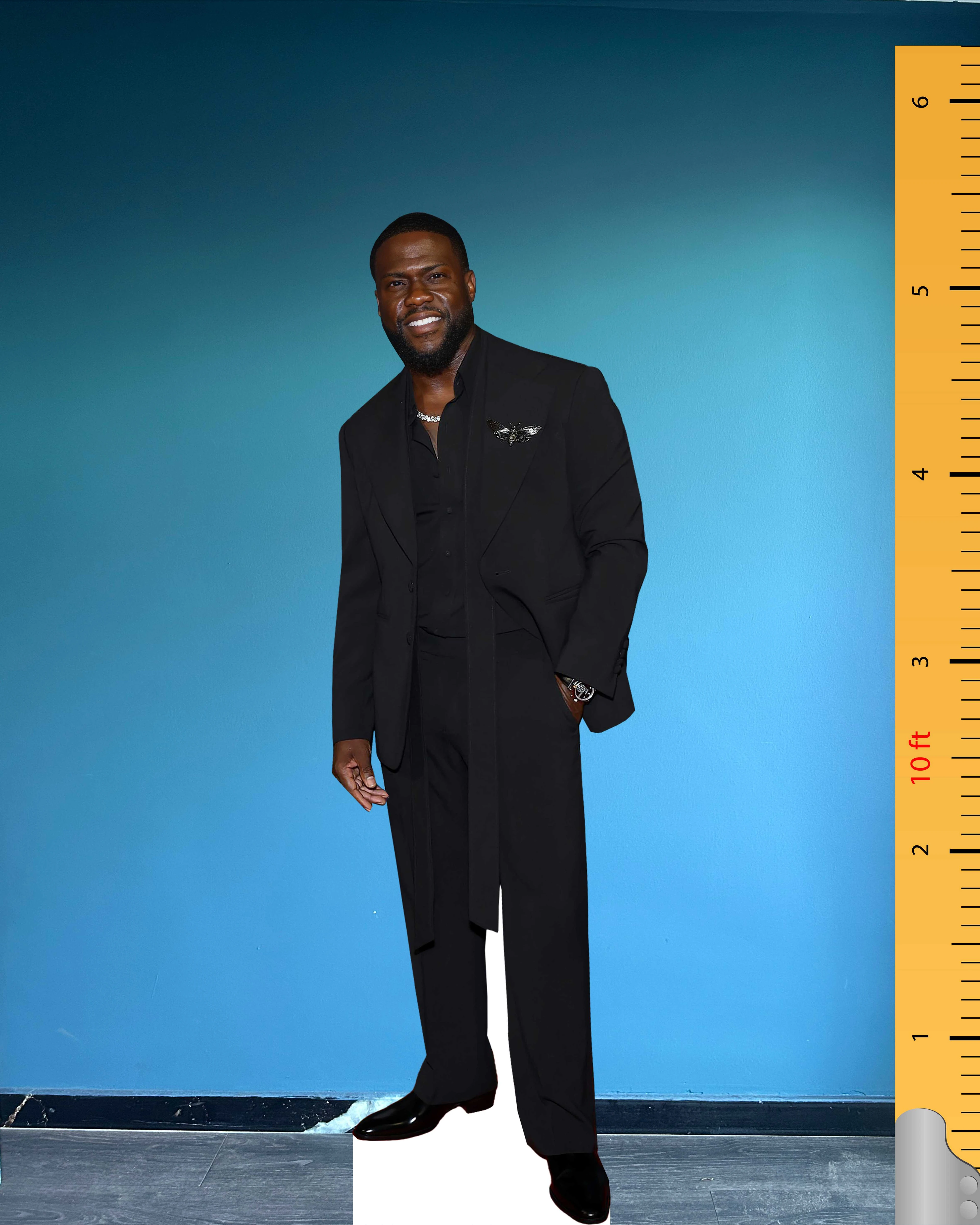 🎭Kevin Hart Cardboard Cutout – Life Size Standee American Comedian ...