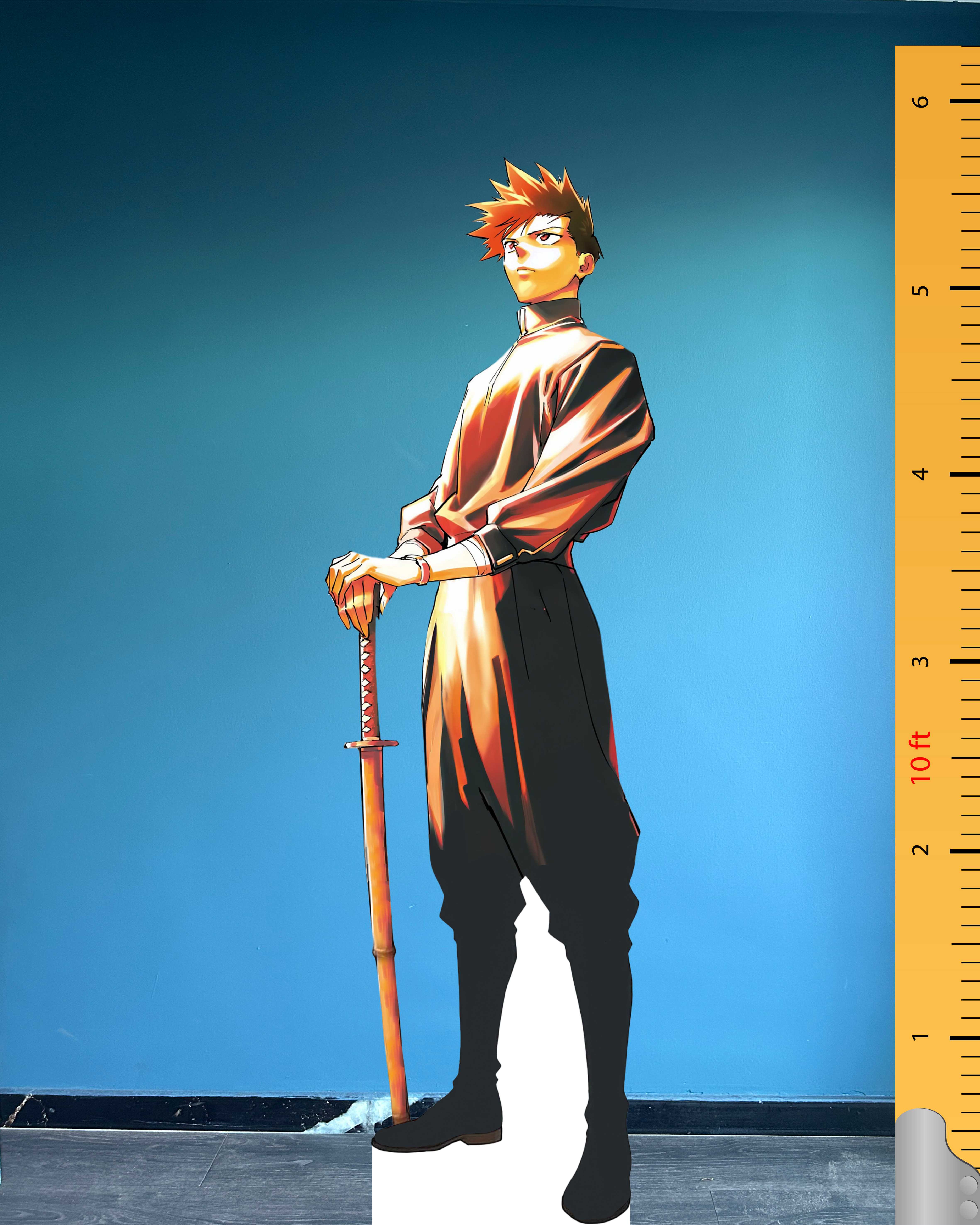 ⚔️ Tsurugi Okkotsu Cardboard Cutout – Jujutsu Kaisen 0 Character ...