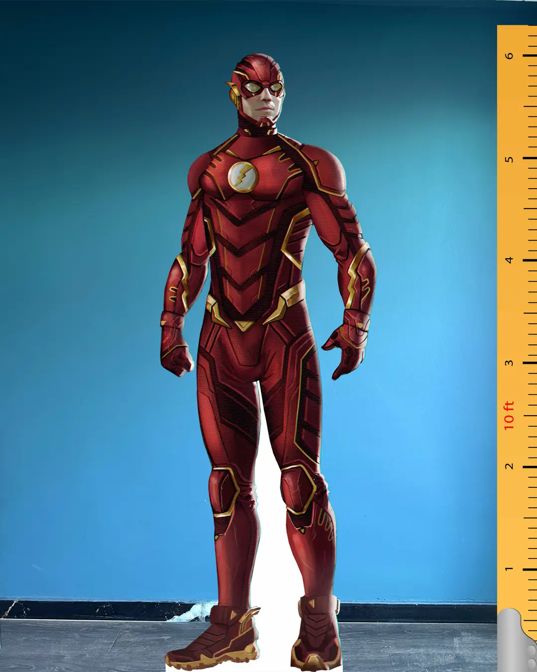 De Flash Kartonnen Uitknipmodel Fictief Karakter Levensgroot Plastic ...