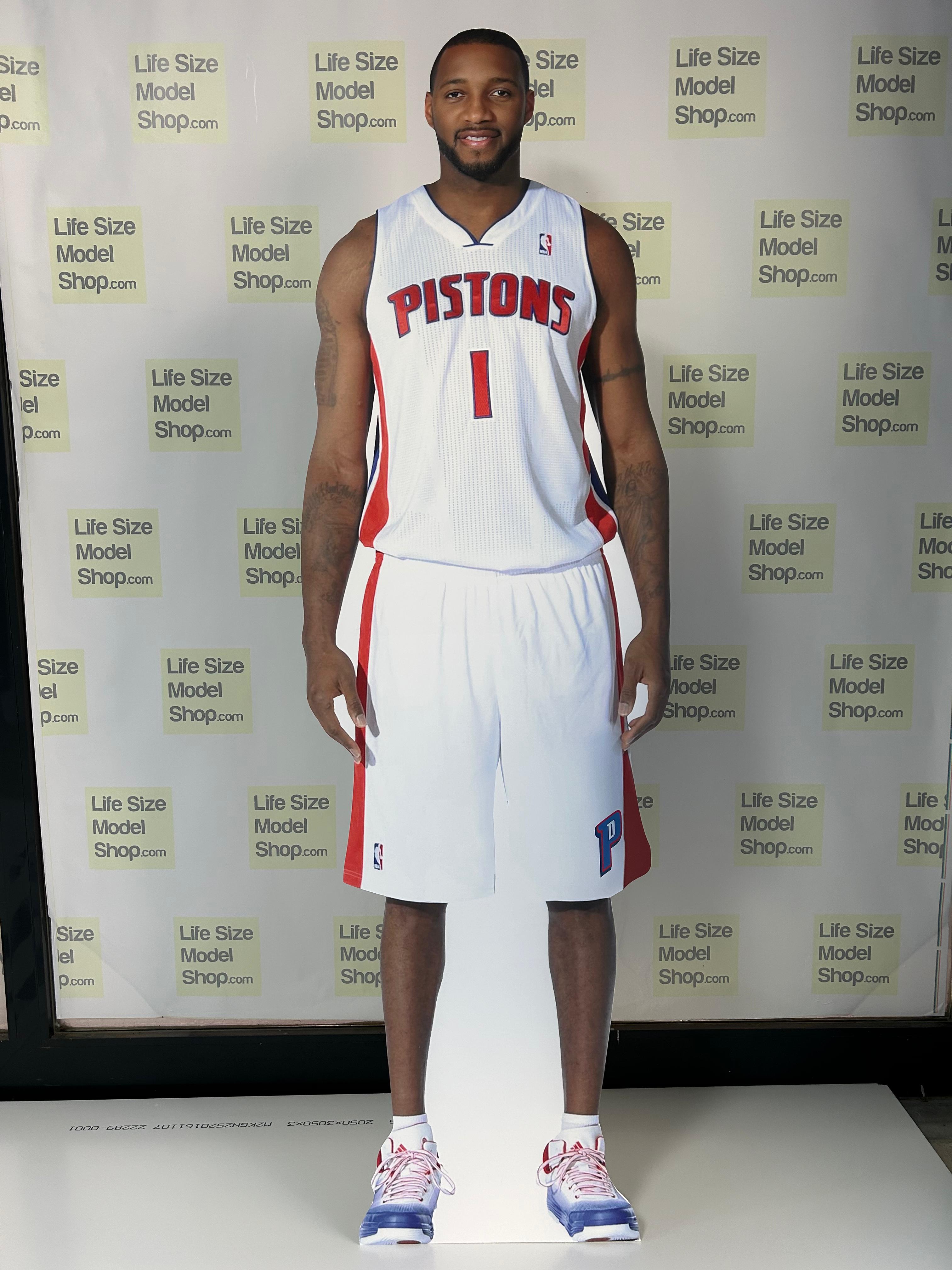 🔵 Tracy McGrady Cardboard Cutout - Life-Size Standee – Detroit Pistons ...