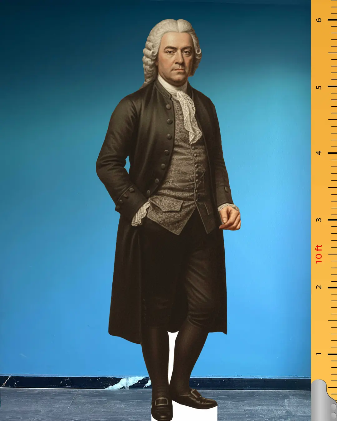 Figura de cartón de tamaño natural de Johann Sebastian Bach: figura de ...