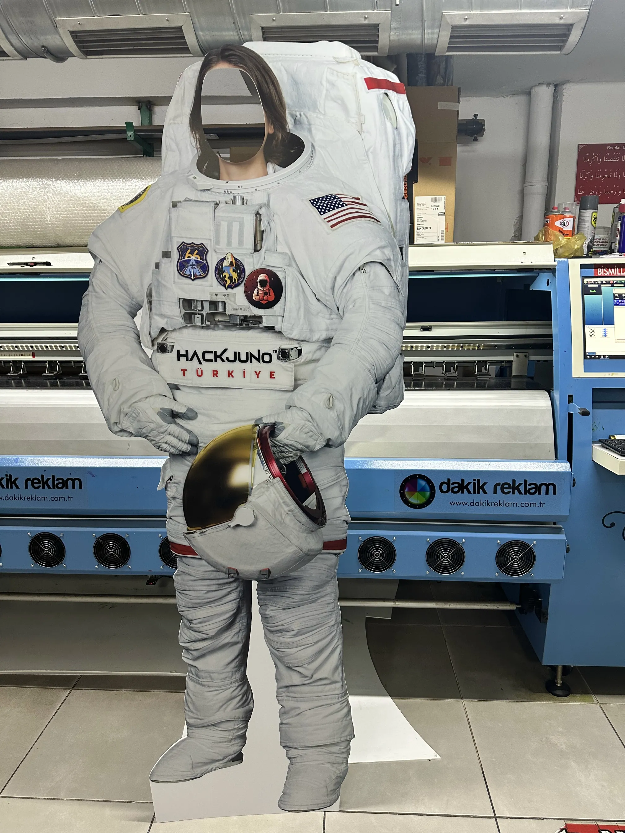 🚀 Astronaut Cardboard Cutout – USA NASA Life-Size Cutout Standee Mockup ...