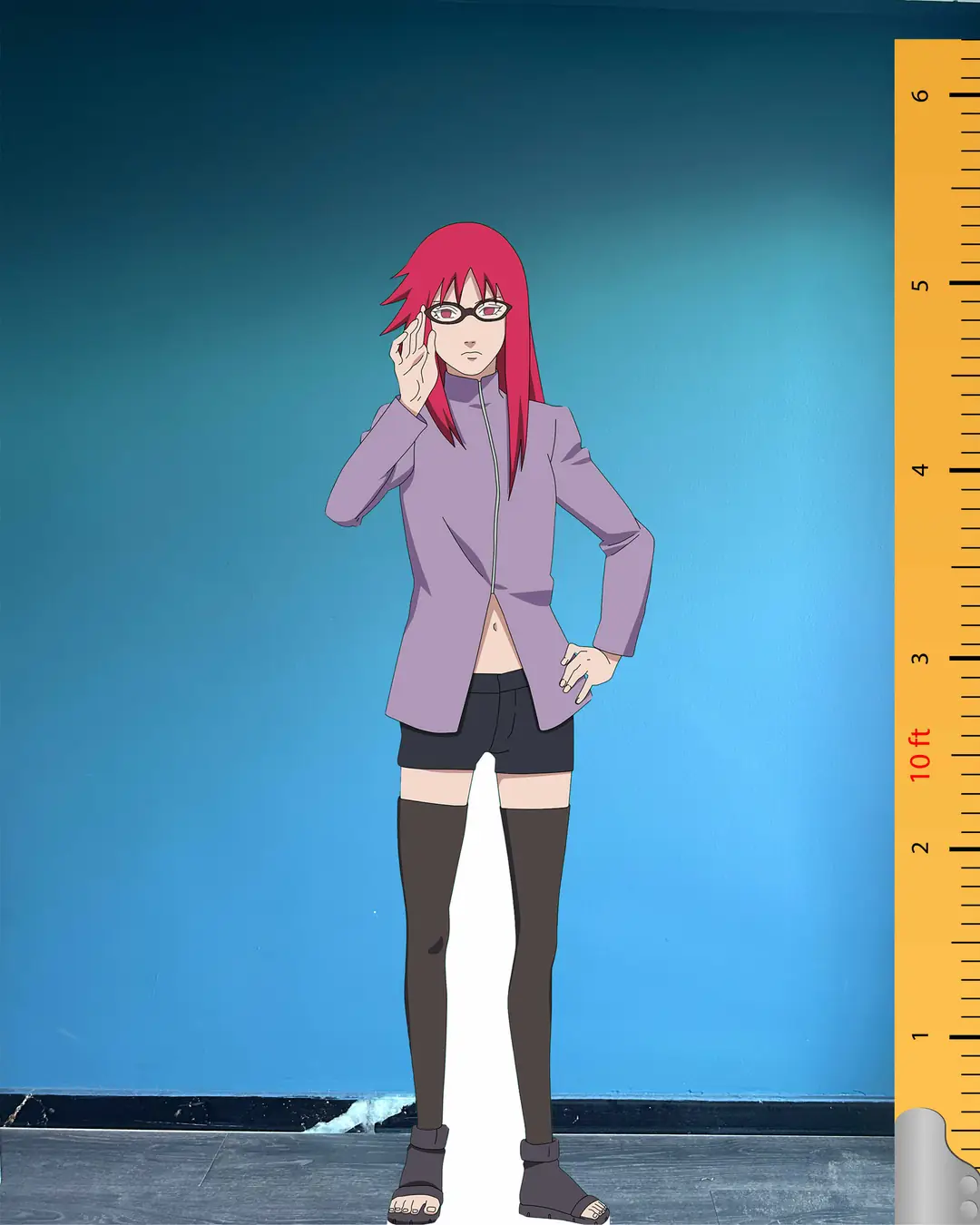 Karin Cardboard Cutout Model – Naruto Edition Life Size Anime Cardboard