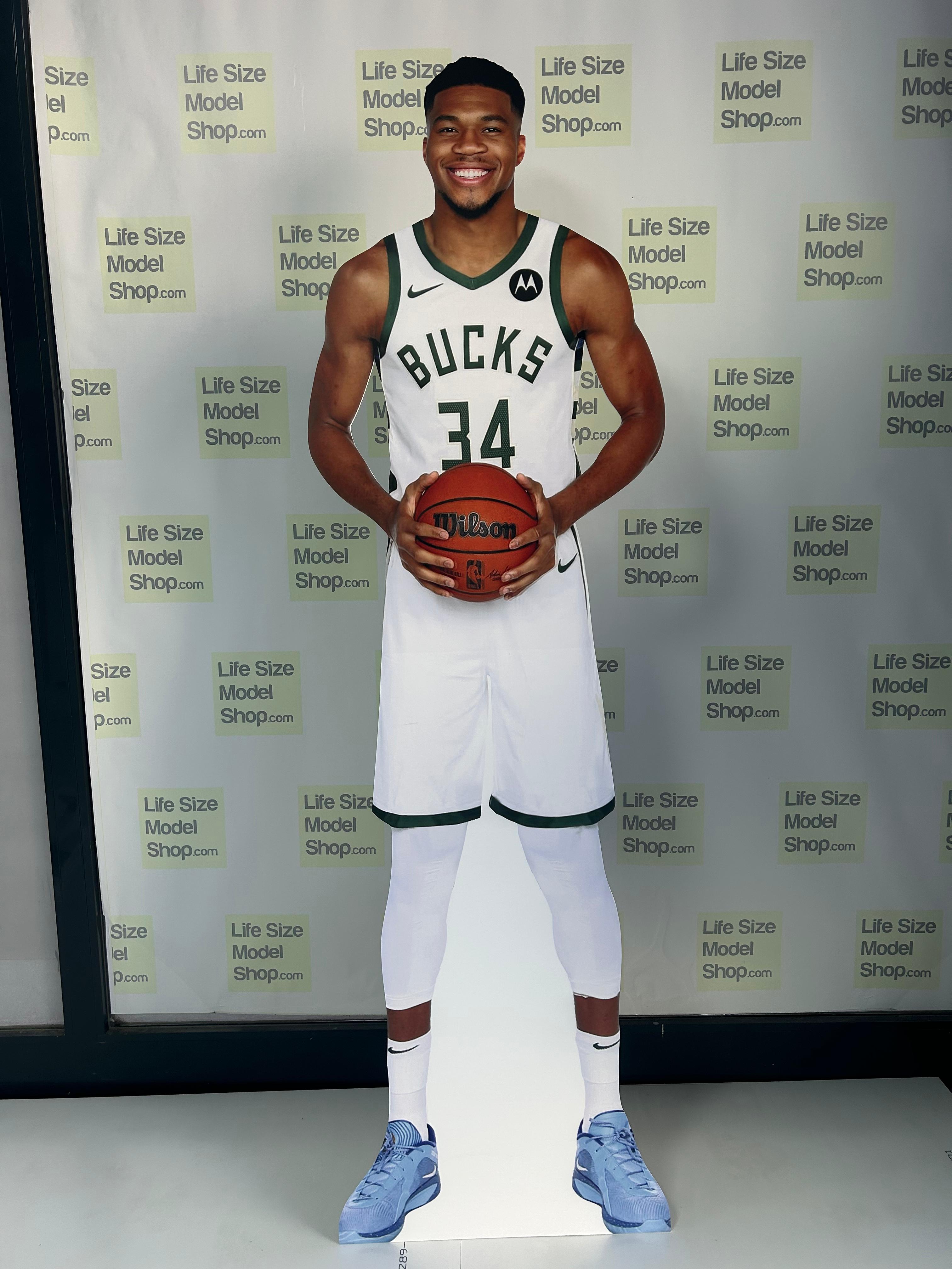 🏀Giannis Antetokounmpo Life-Size Cardboard Standee – Milwaukee Bucks ...
