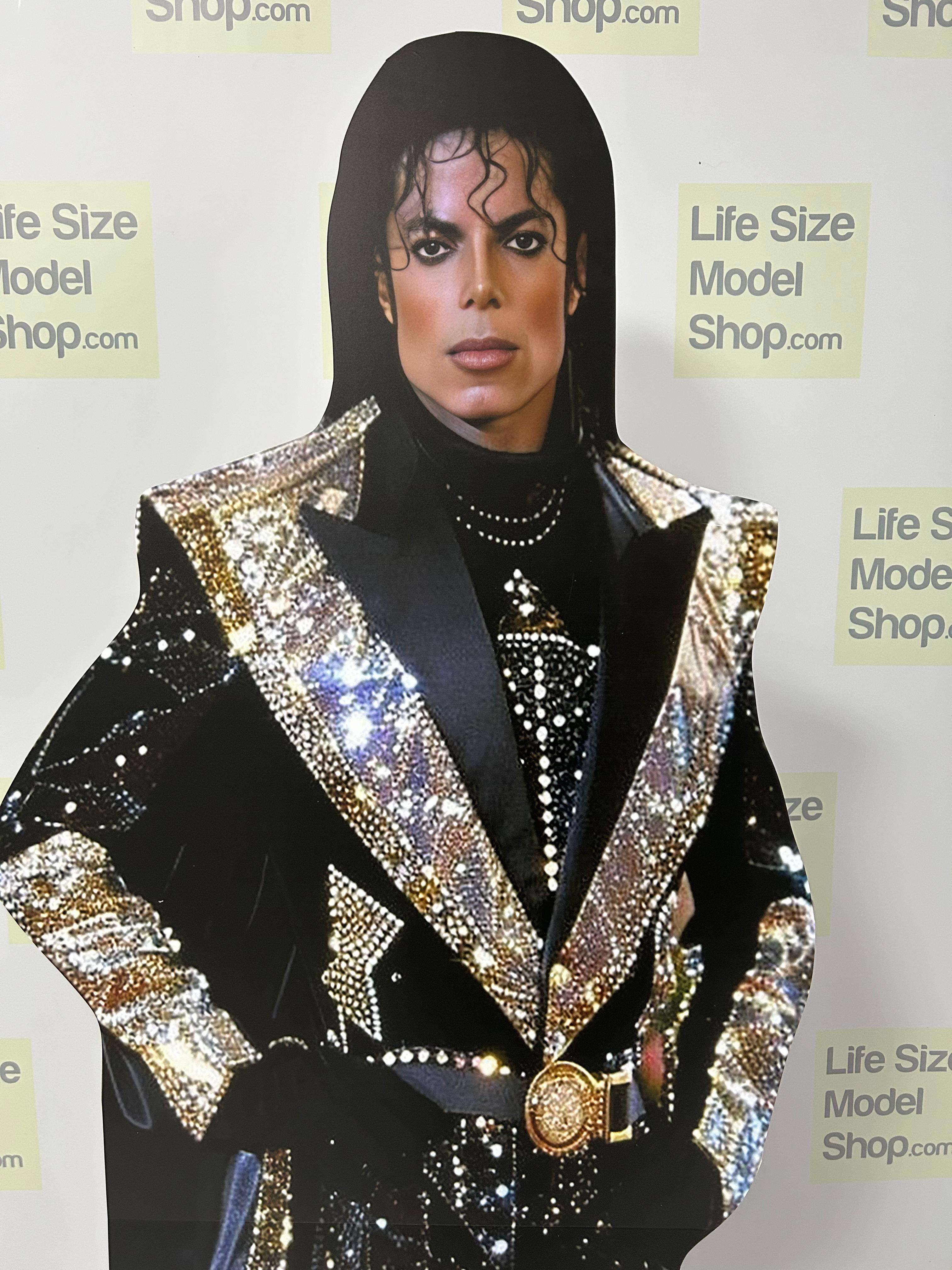 🎤 Michael Jackson Cardboard Cutout – King of Pop Edition Life Size Star ...