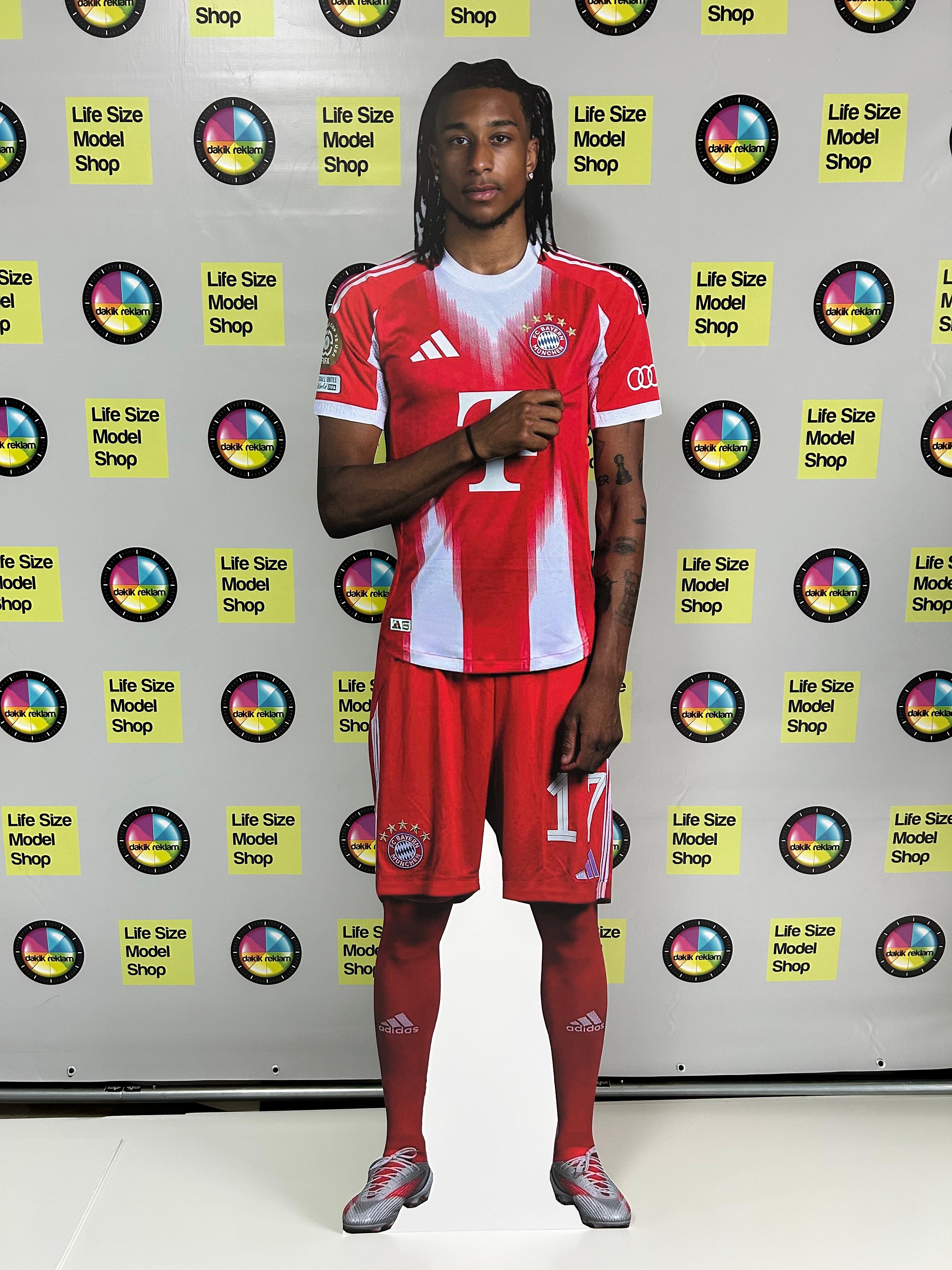 Michael Olise Life Size Cardboard Cutout Model | FC Bayern Munich ...