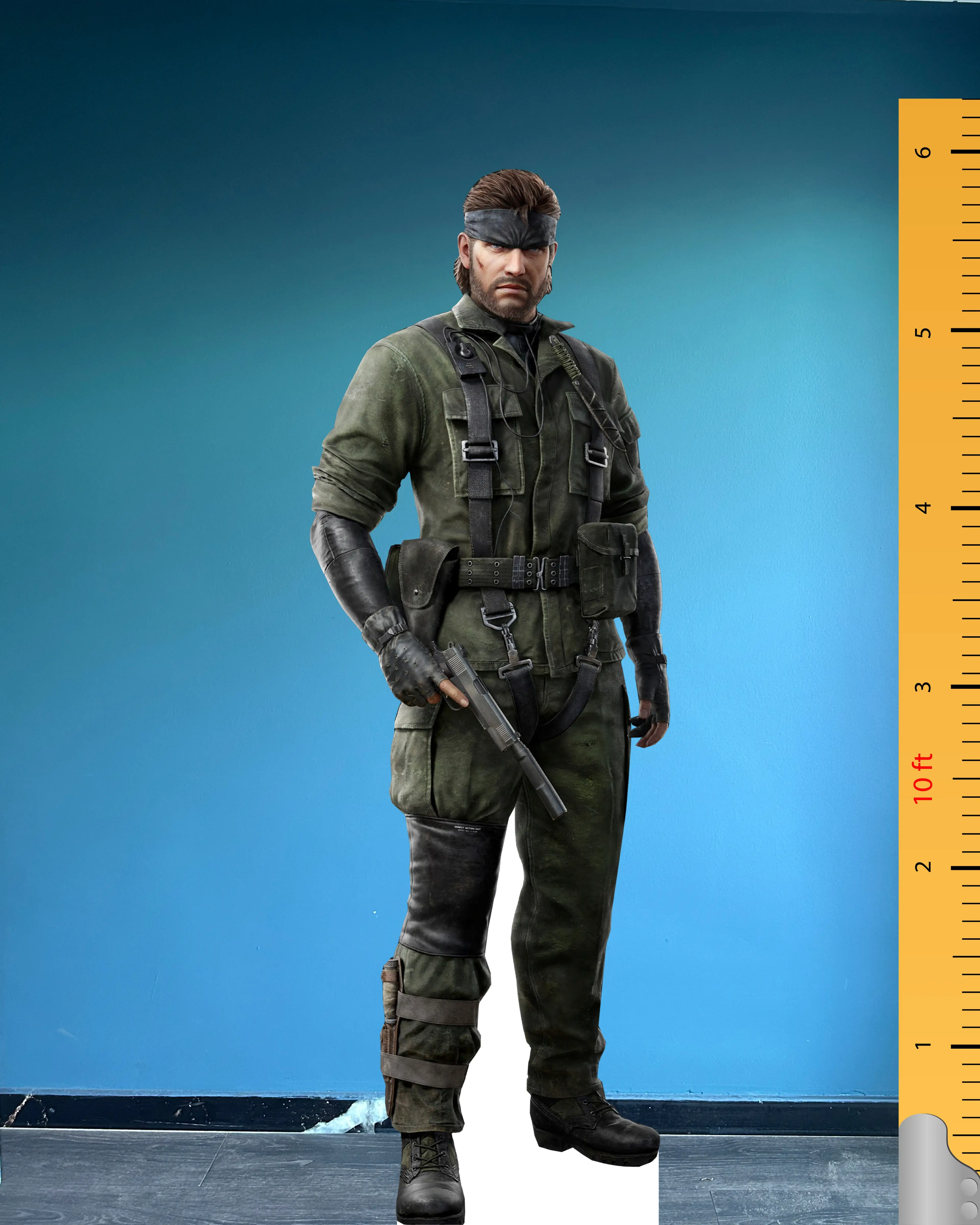 Solid Snake Life Size Cardboard Cutout Model | 🐍 The Legendary ...