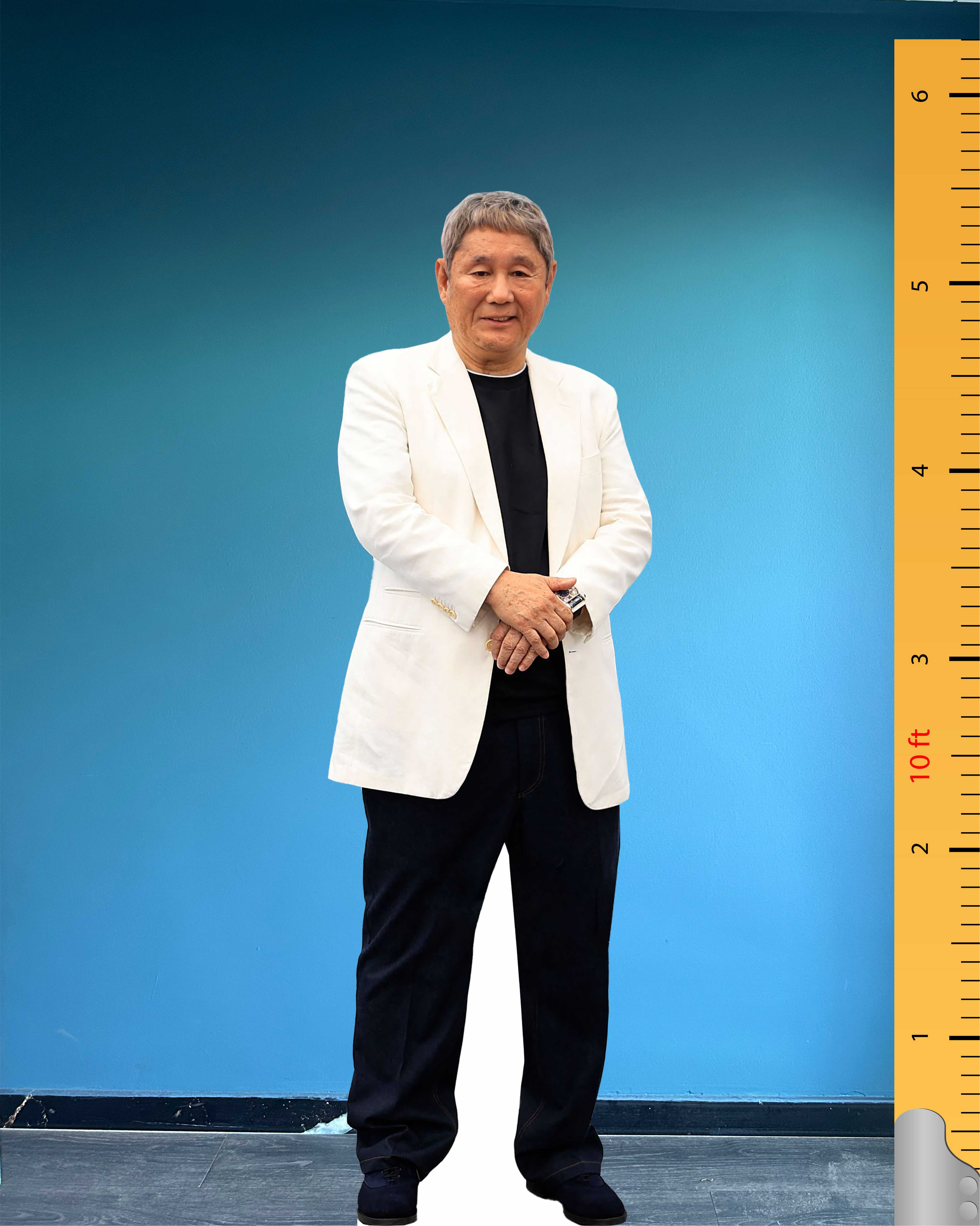 🎬 Takeshi Kitano Life Size Cardboard Cutout – 76th Cannes Film Festival ...