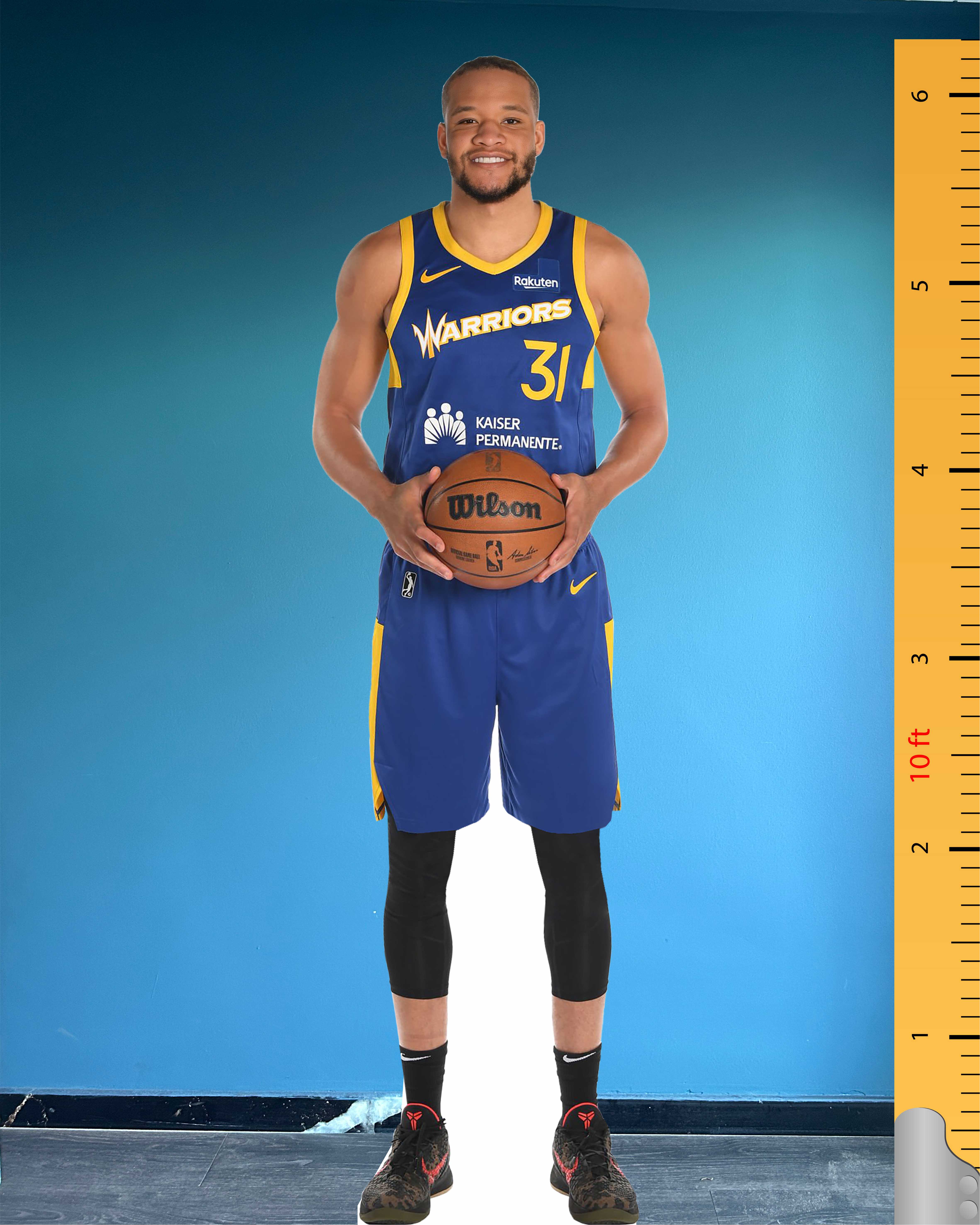 🏀 Sagoma in cartone a grandezza naturale di Kevin Knox II – Golden ...