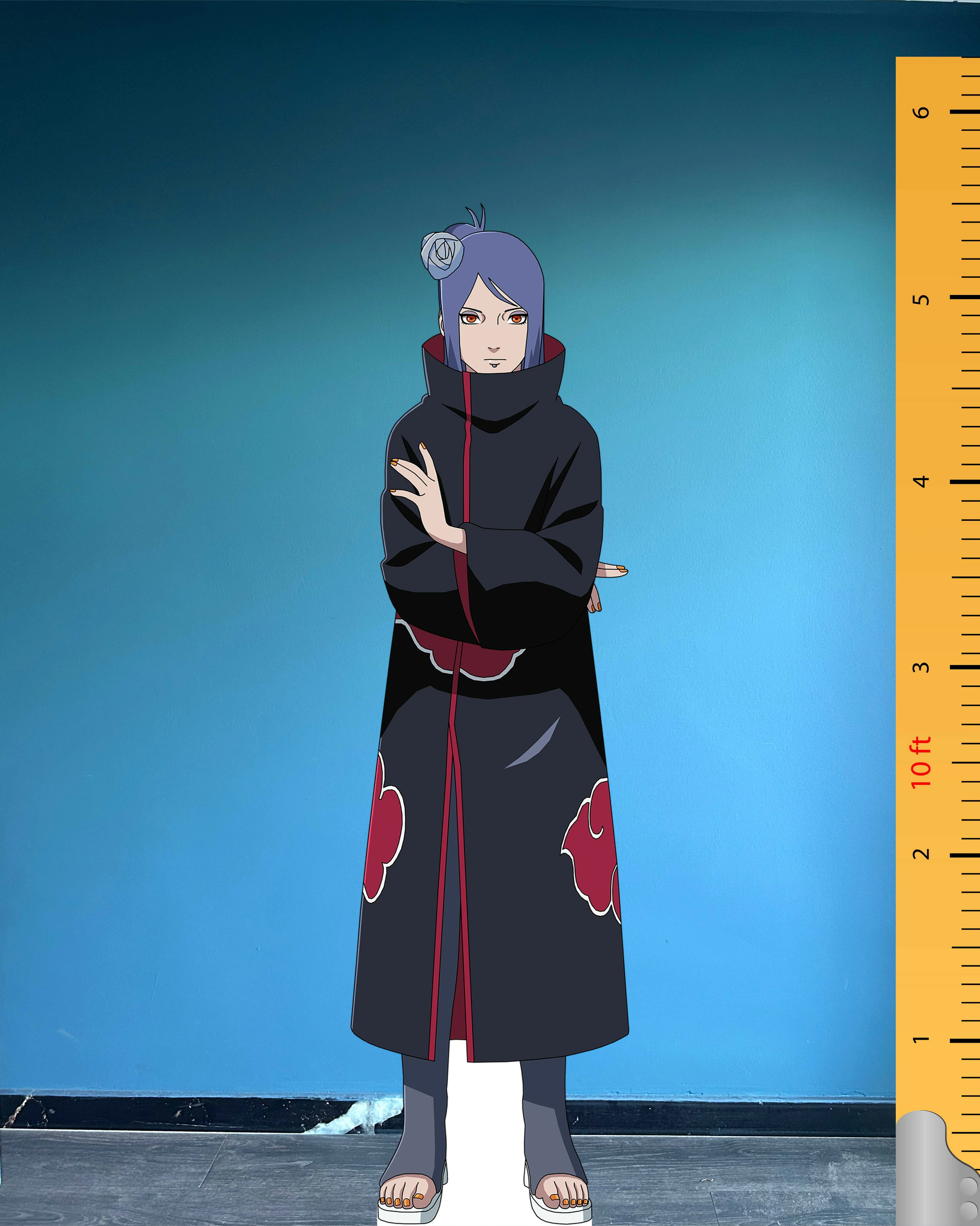 Konan Life Size Cardboard Cutout Model – Naruto Anime Character Edition ...