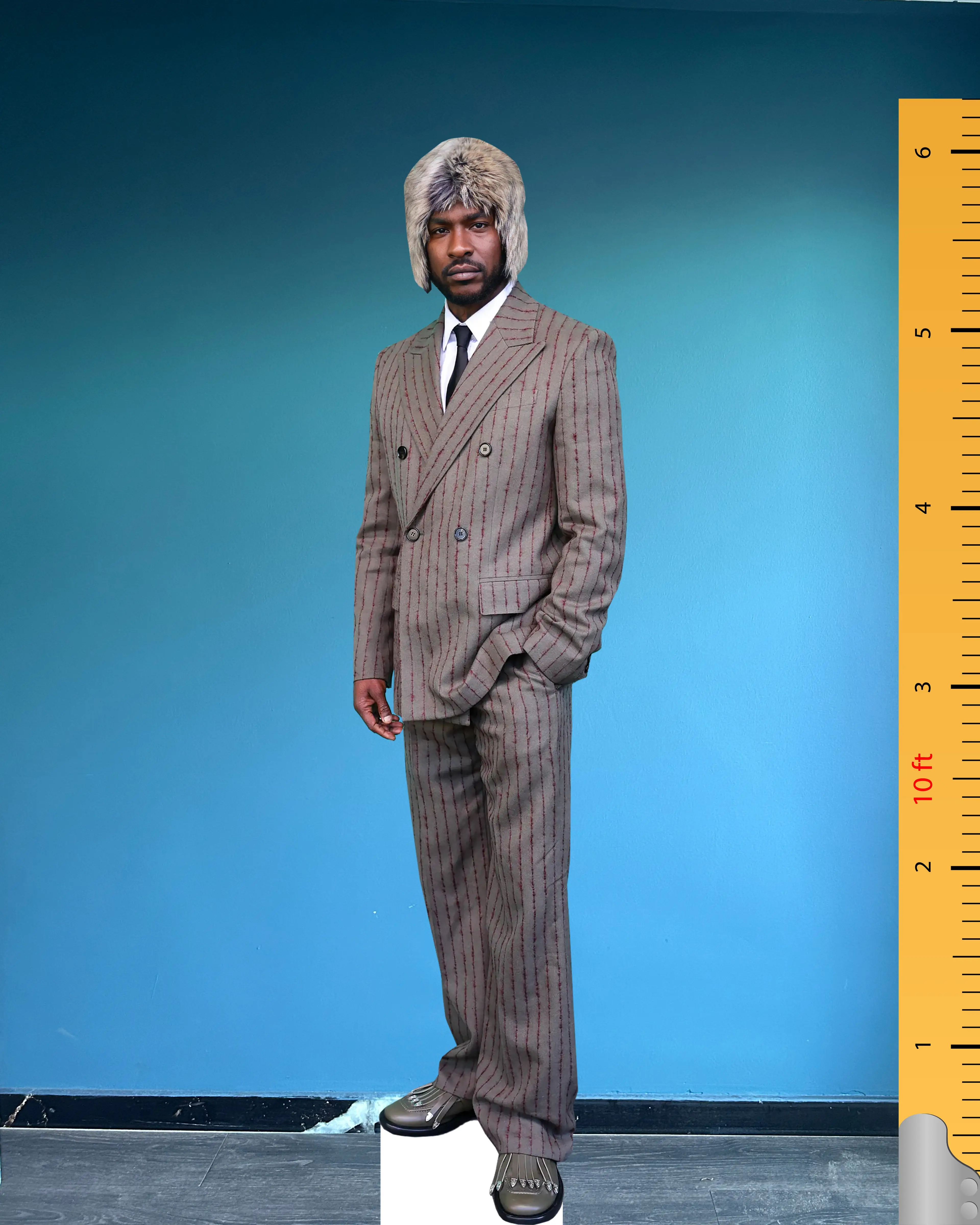Skepta Cardboard Cutout Life Size Standee Model - Burberry SS25 ...