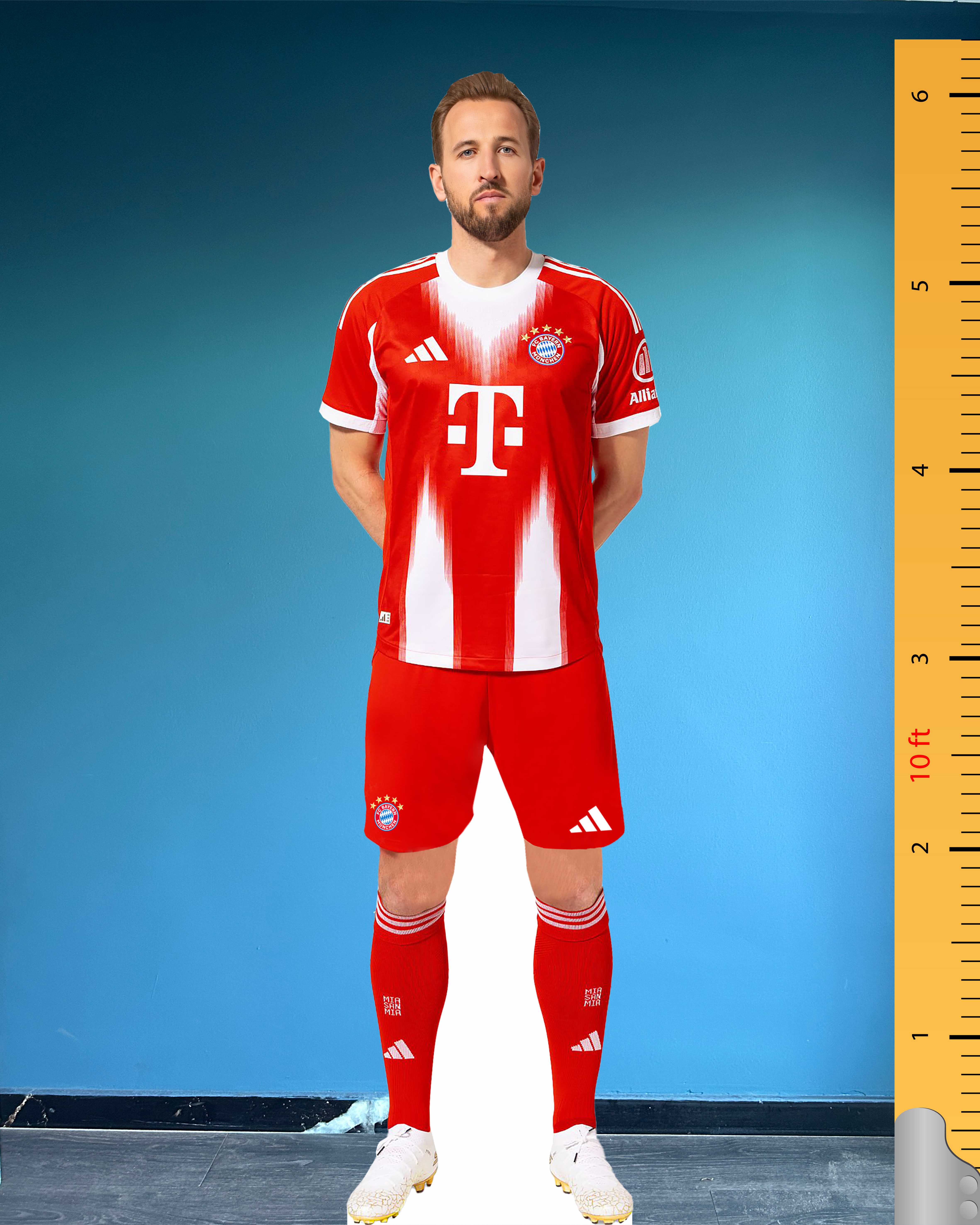 ⚽ Harry Kane Cardboard Cutout Standee Model – FC Bayern Munich #9 ...