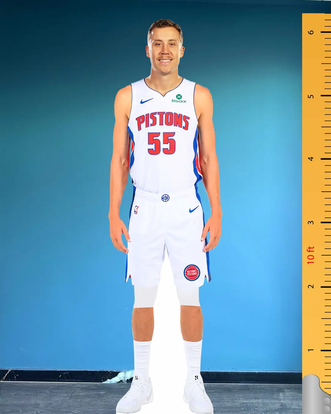 🏀 Levensgrote kartonnen uitsnijder van Duncan Robinson – Detroit ...