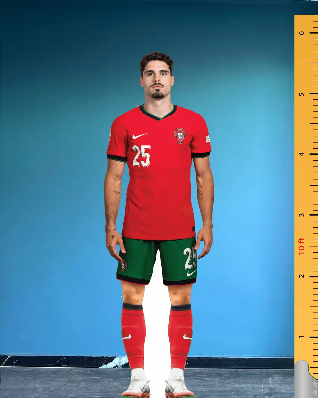 🇵🇹 Pedro Neto Life-Size Cardboard Cutout Standee – FPF Portugal Edition
