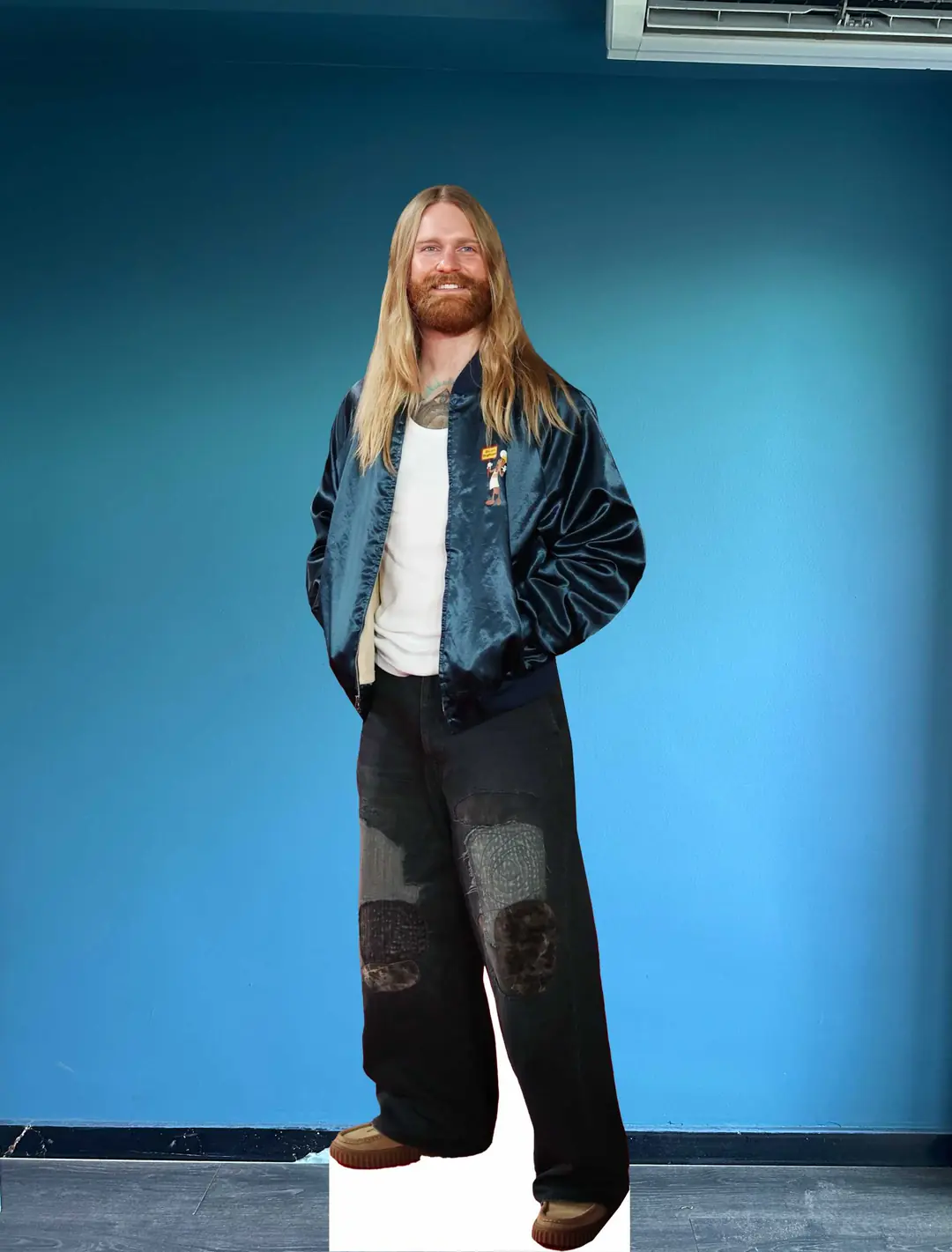 🎤 Figura de cartón de Sam Ryder – Maqueta de soporte a tamaño real