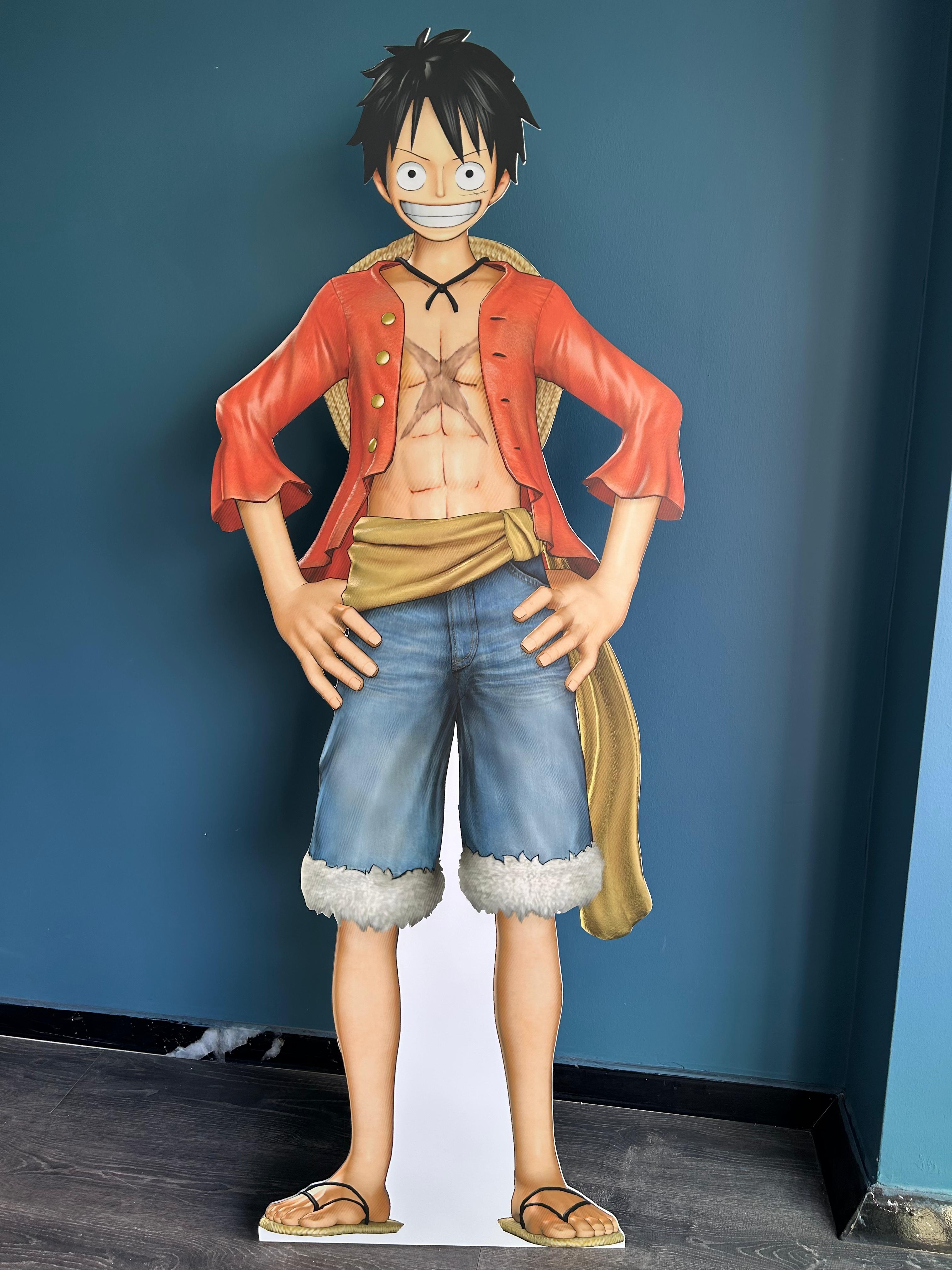 🏴‍☠️ Monkey D. Luffy Gear 5 Cardboard Figure – Life-Size Plastic ...