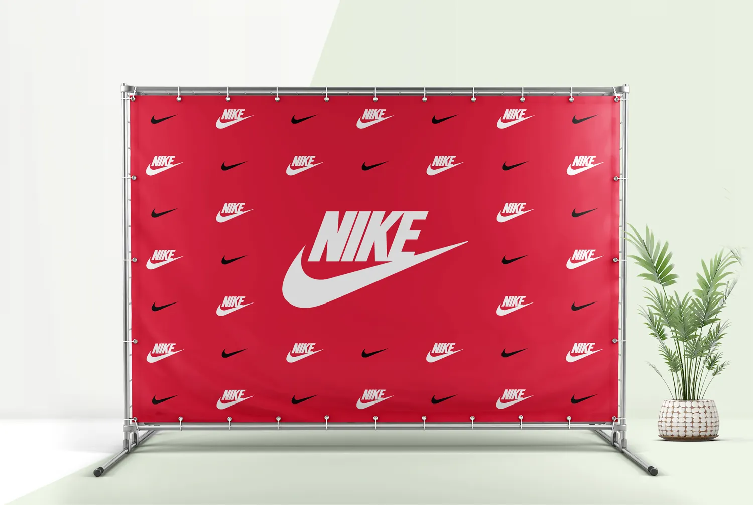 🎯Baskılı Arka Fon Pano Stand – Ayaklı Metal Pano Çerçeve Organizasyon ...