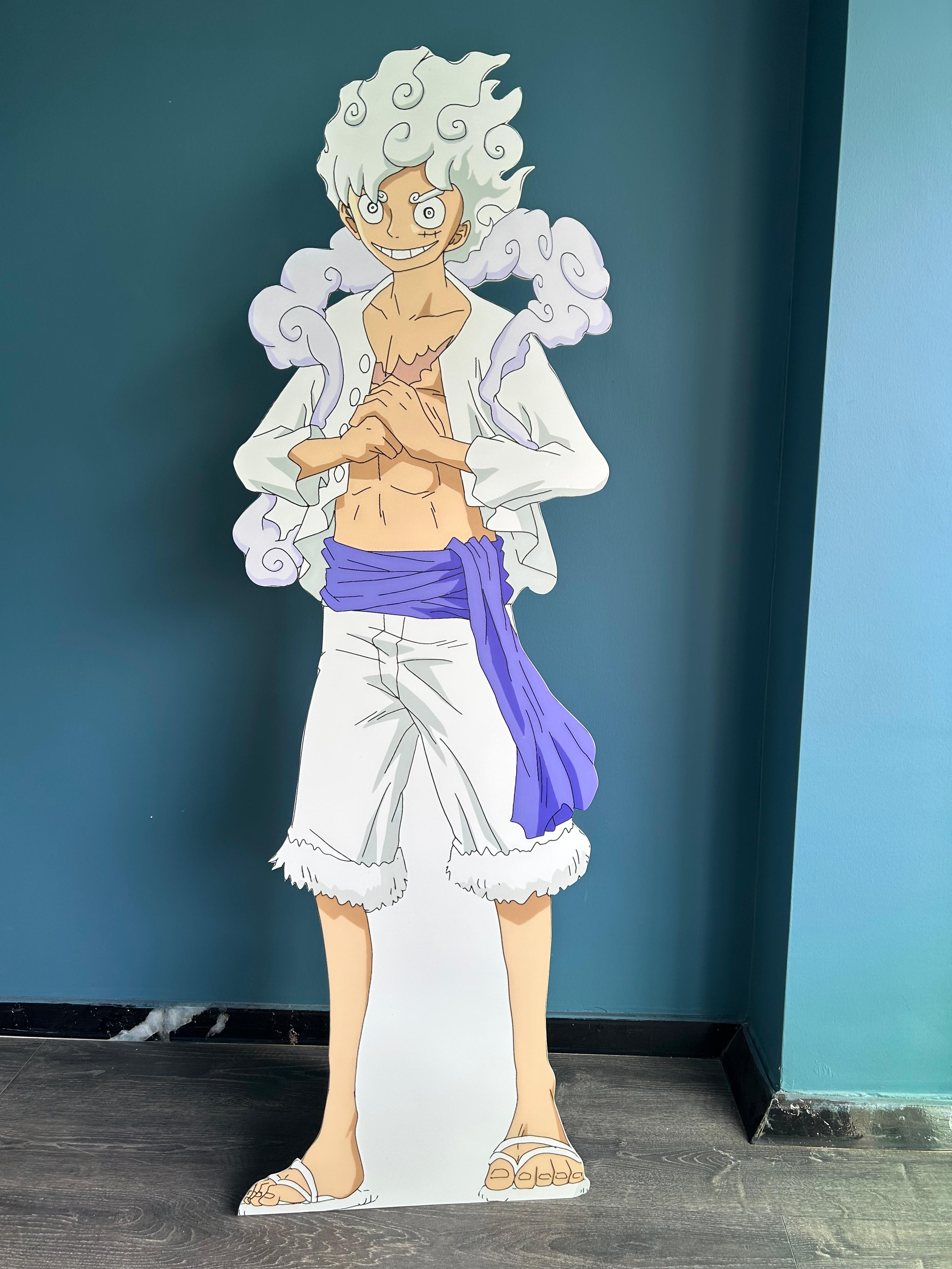 🏴‍☠️ Monkey D. Luffy Gear 5 Cardboard Figure – Life-Size Plastic ...