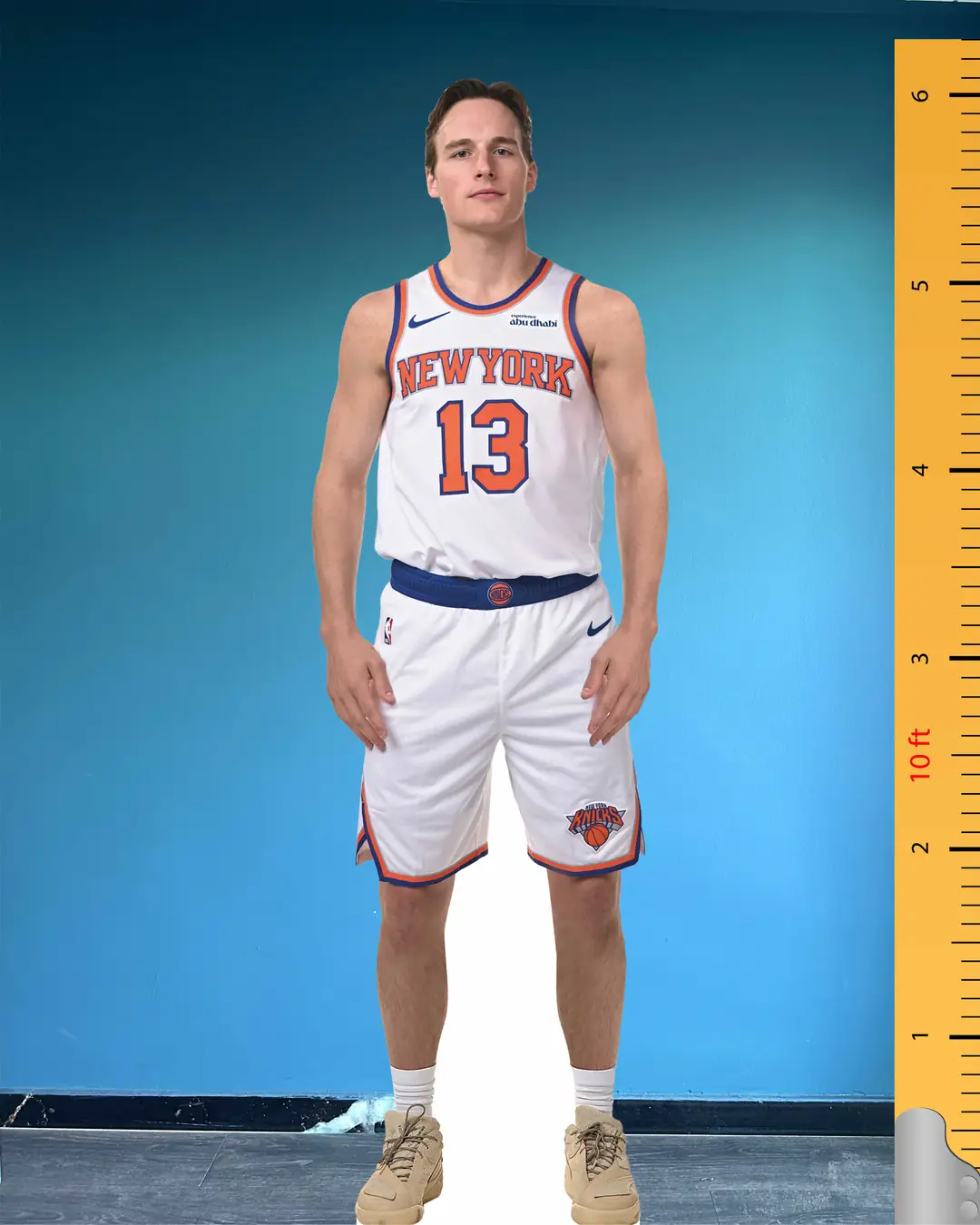 🏀 Levensgrote kartonnen uitsnijder van Tyler Kolek – New York Knicks #13