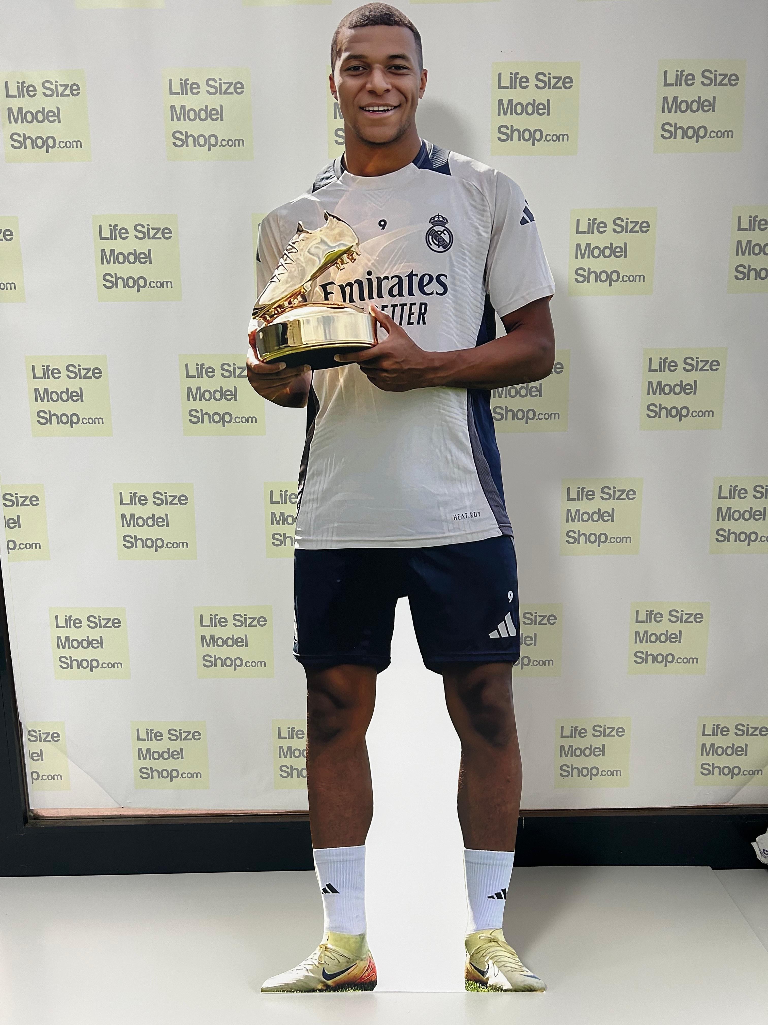 🥇 Mbappe Cardboard Cutout – 2025 Golden Boot Edition | Kylian Mbappe ...
