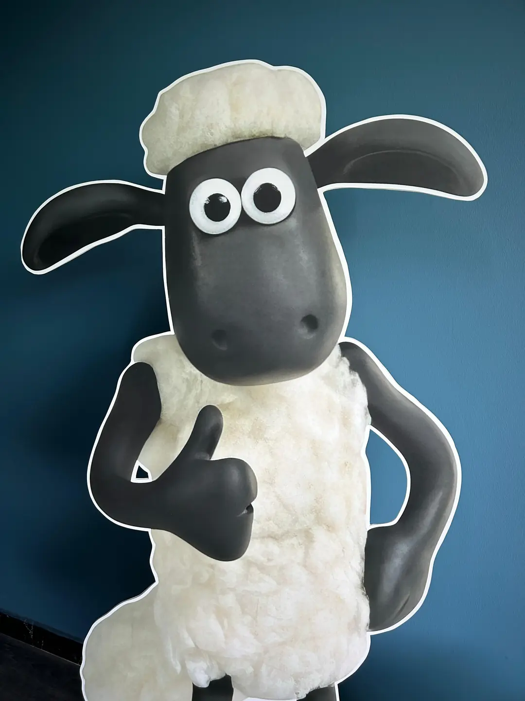 Shaun the Sheep Cardboard Cutout Standee – Animated Character Figure Mockup
