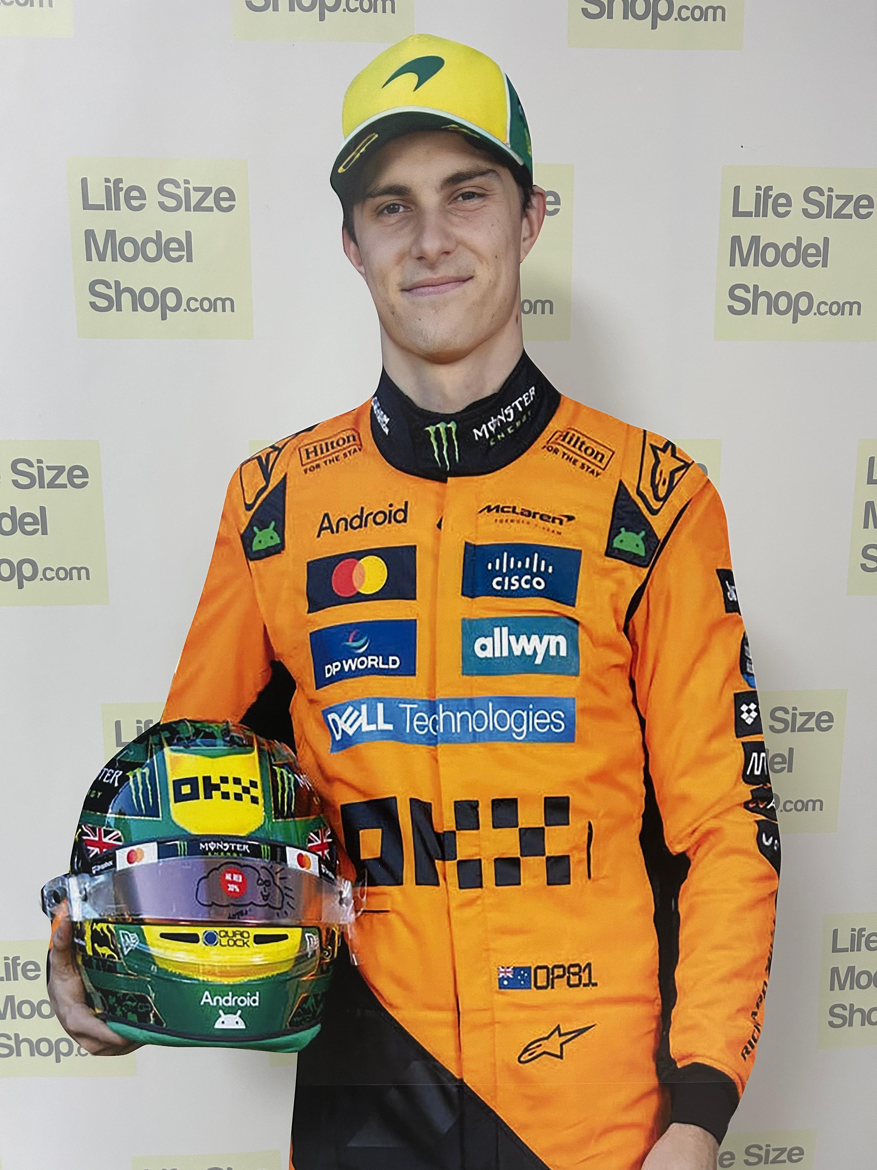 🏎️ Oscar Piastri Cardboard Cutout – Life Size F1 Piastri Cutout Standee ...