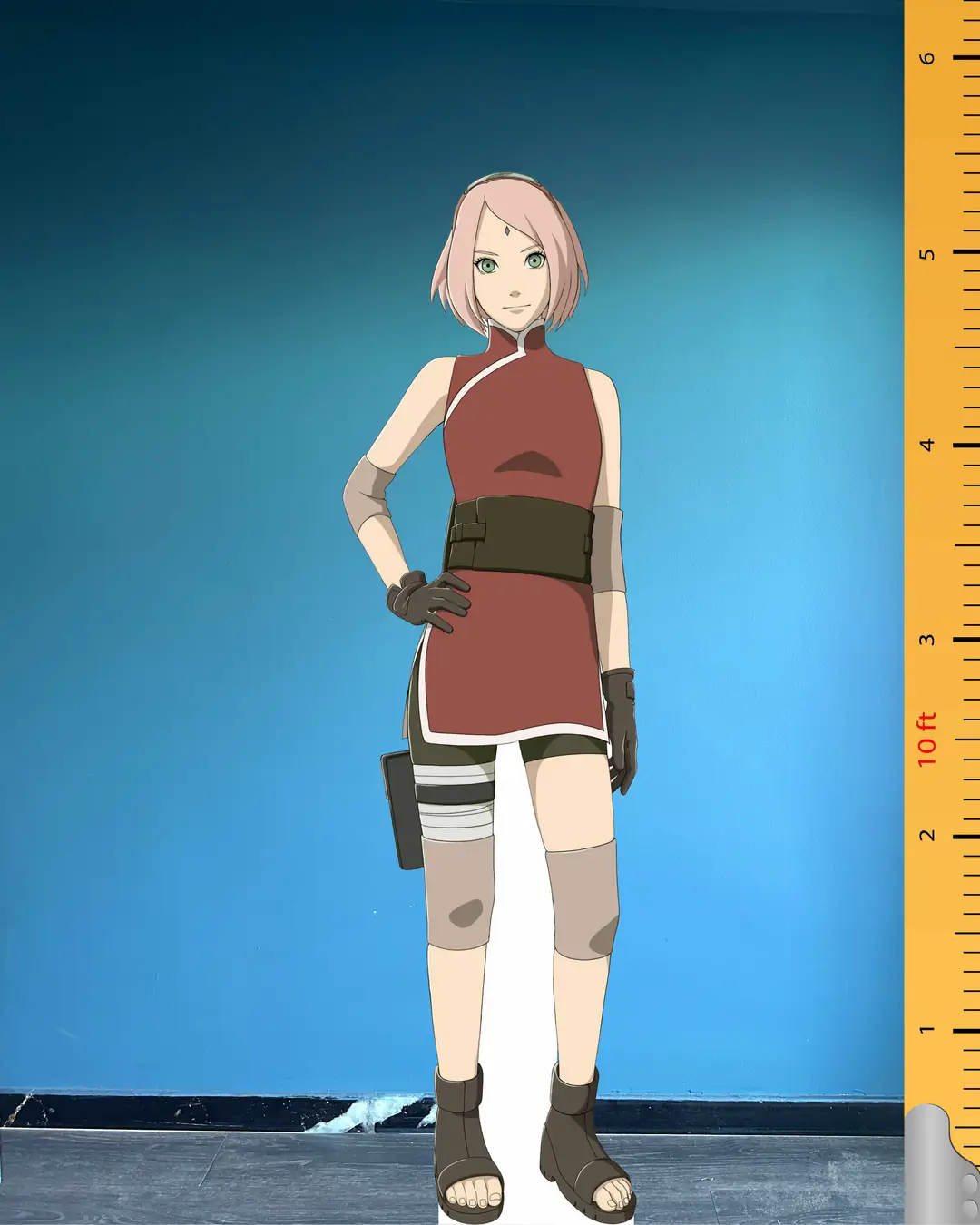 🌸 Sakura Haruno Cardboard Cutout Standee – Naruto Anime Character Figure
