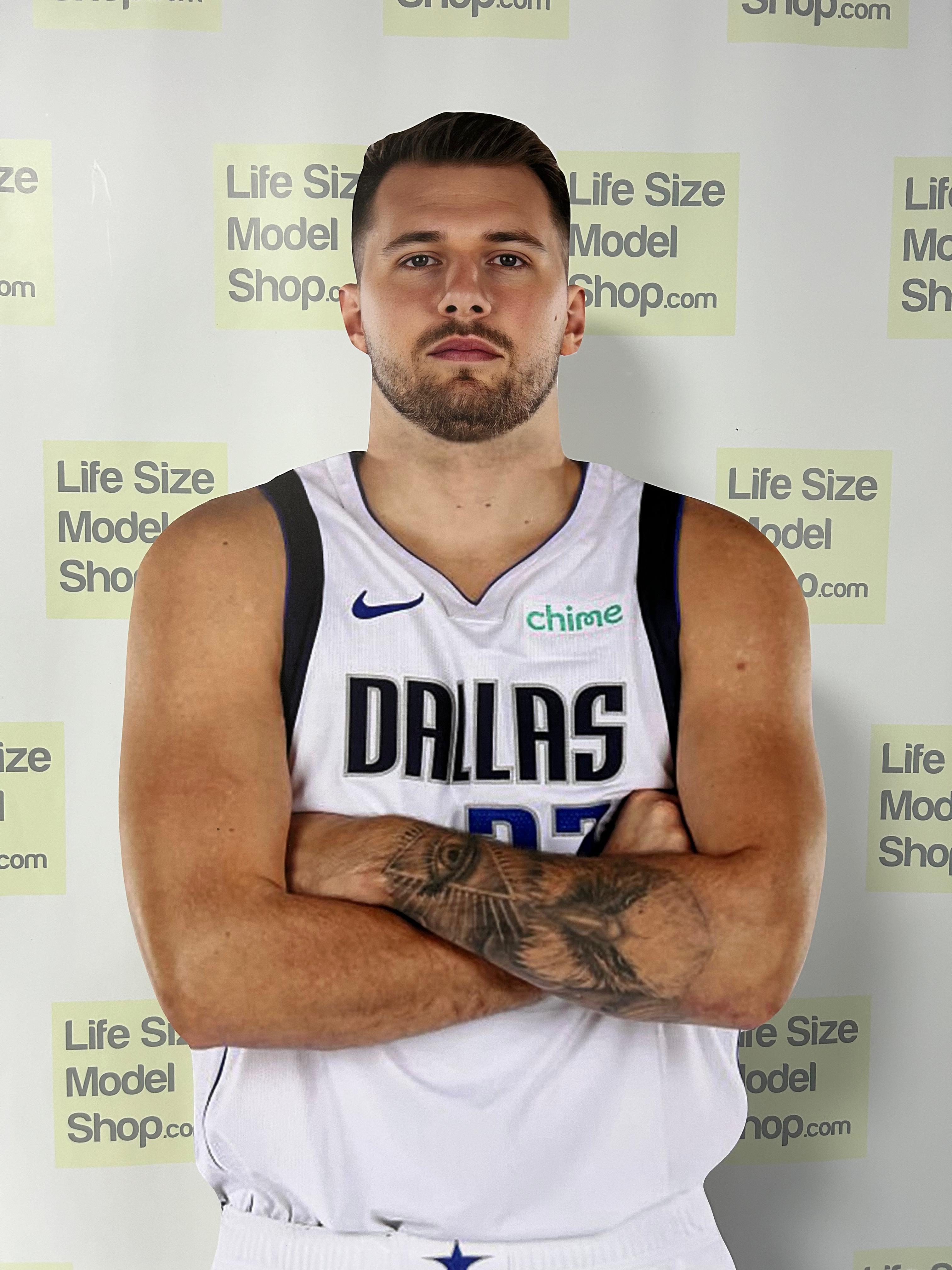 🏀 Luka Dončić Life-Size Cardboard Cutout – Dallas Mavericks #77 Standee
