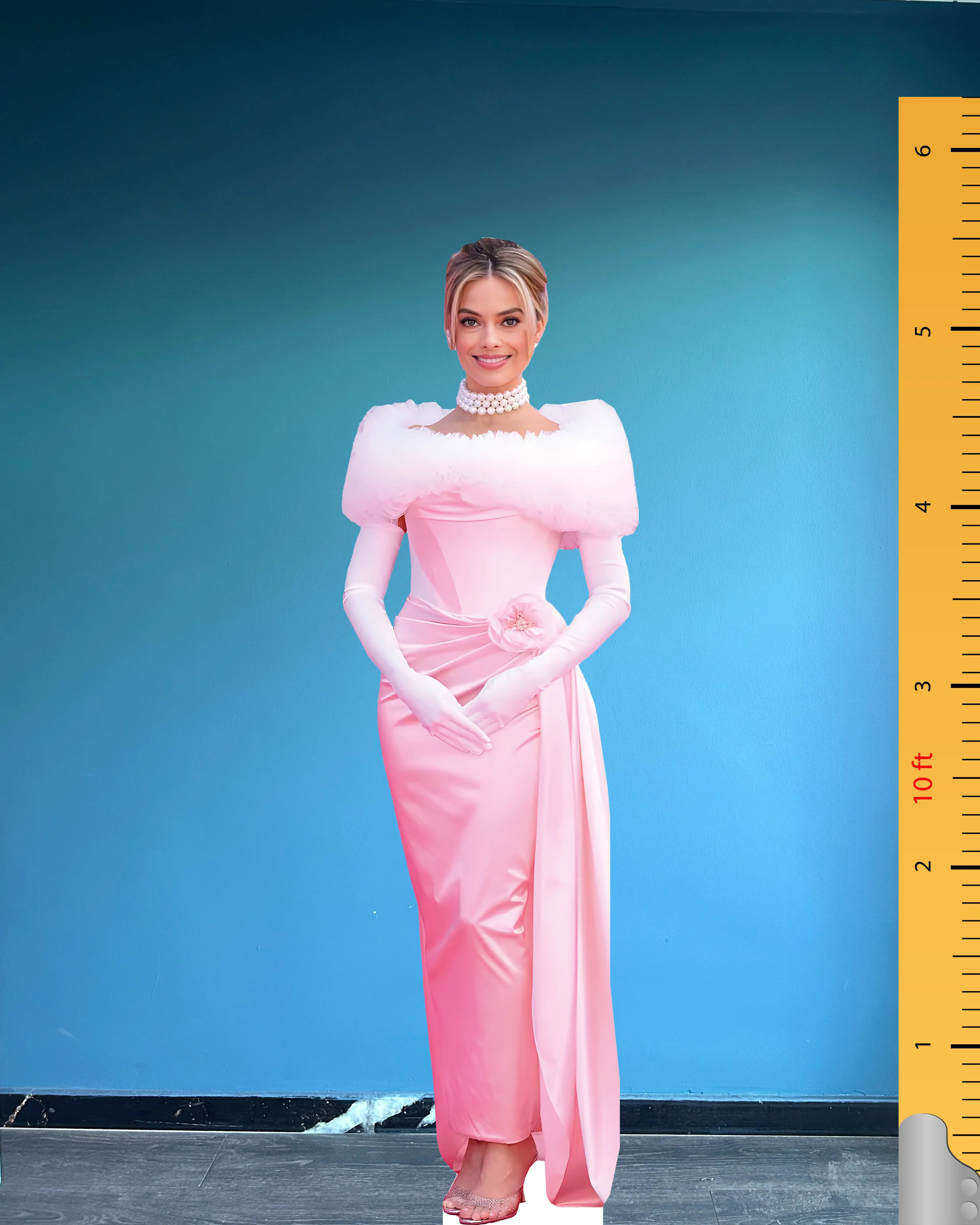 Margot Robbie Life Size Cardboard Cutout Model | Barbie: A Sparkling ...