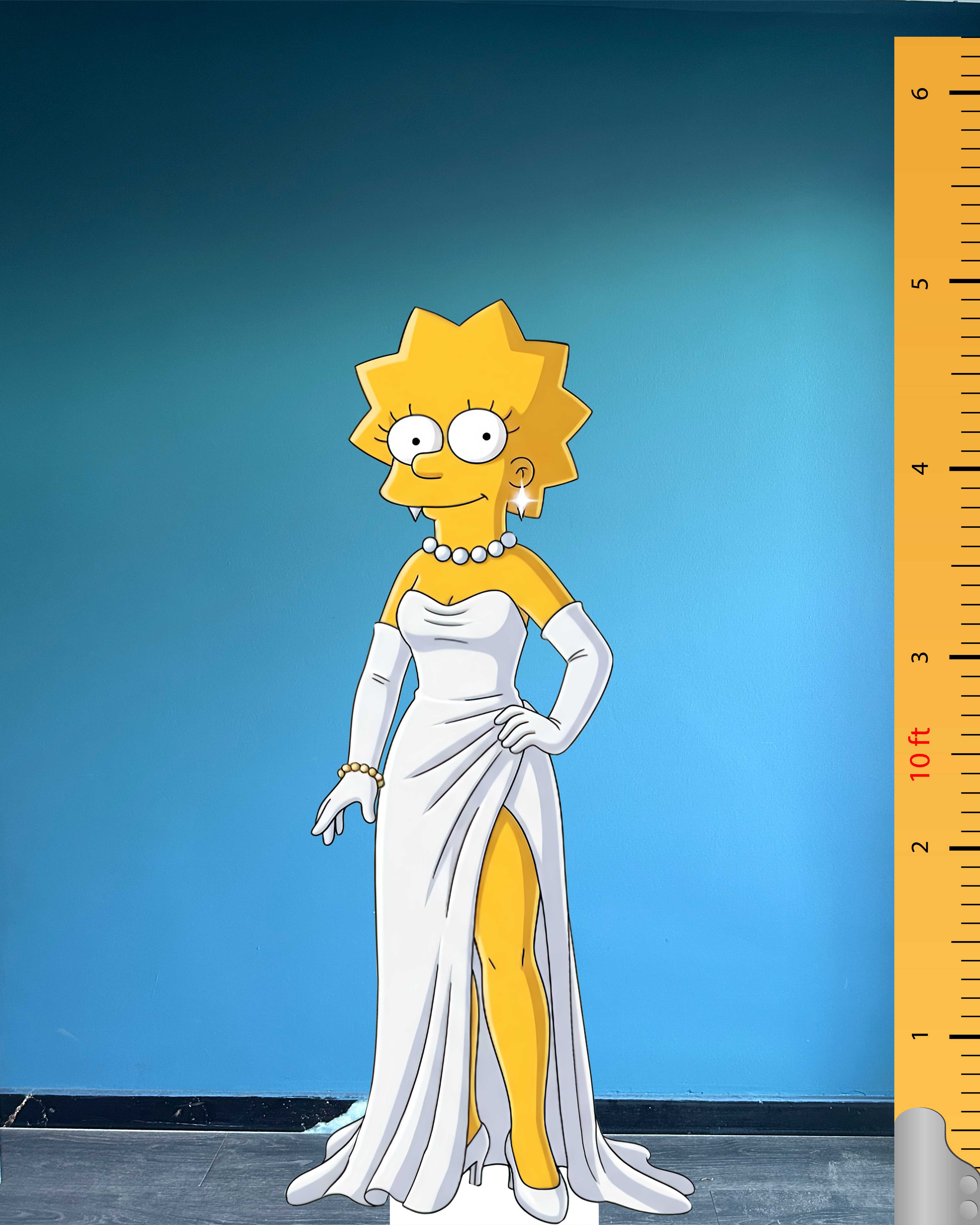 🎷 Lisa Simpson Cardboard Cutout Standee – The Simpsons Character ...