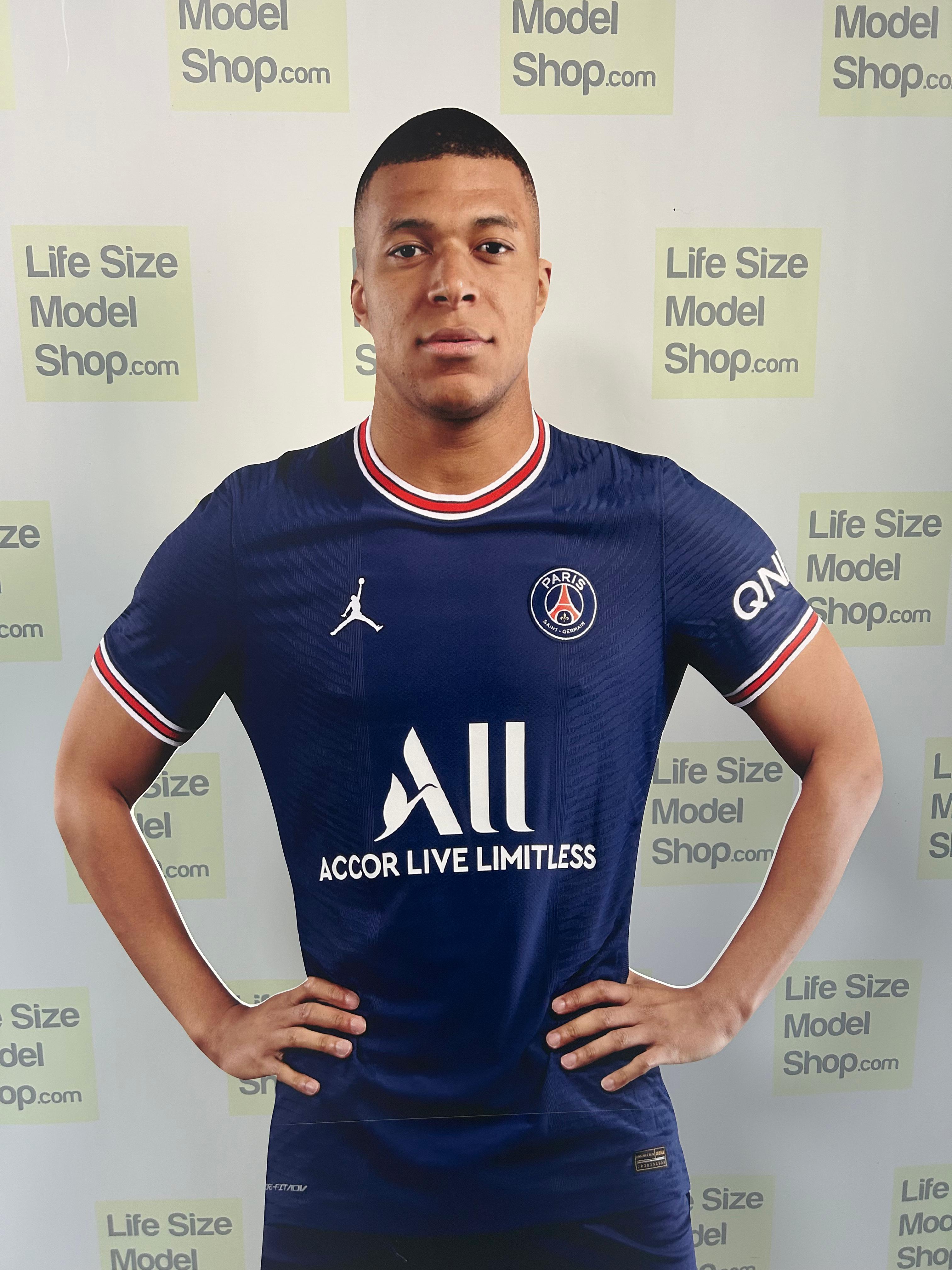 ⚽ Figura de cartón de tamaño real de Kylian Mbappé – Edición Paris ...