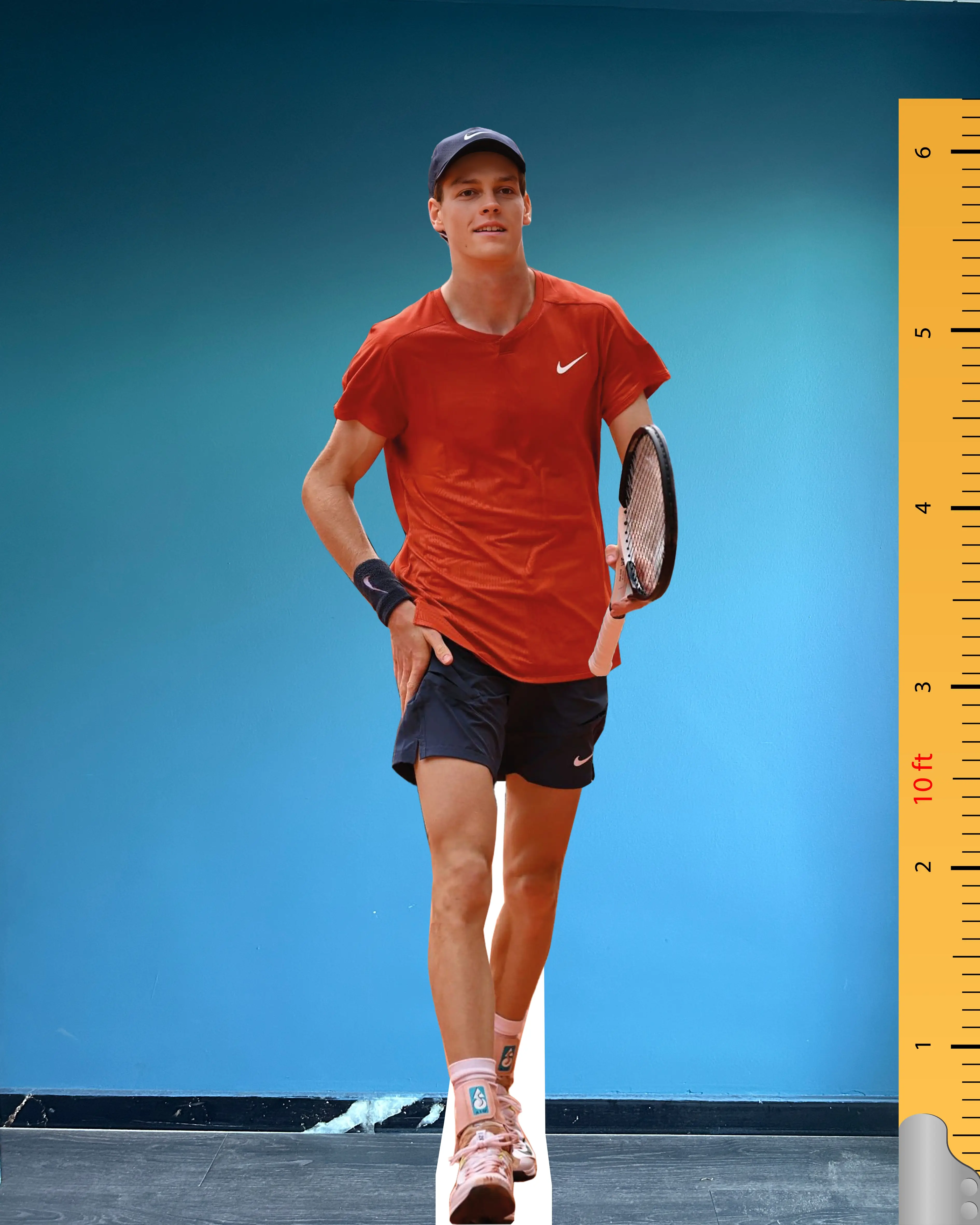 Sagoma in Cartone a Grandezza Naturale di Jannik Sinner | 🎾 La ...