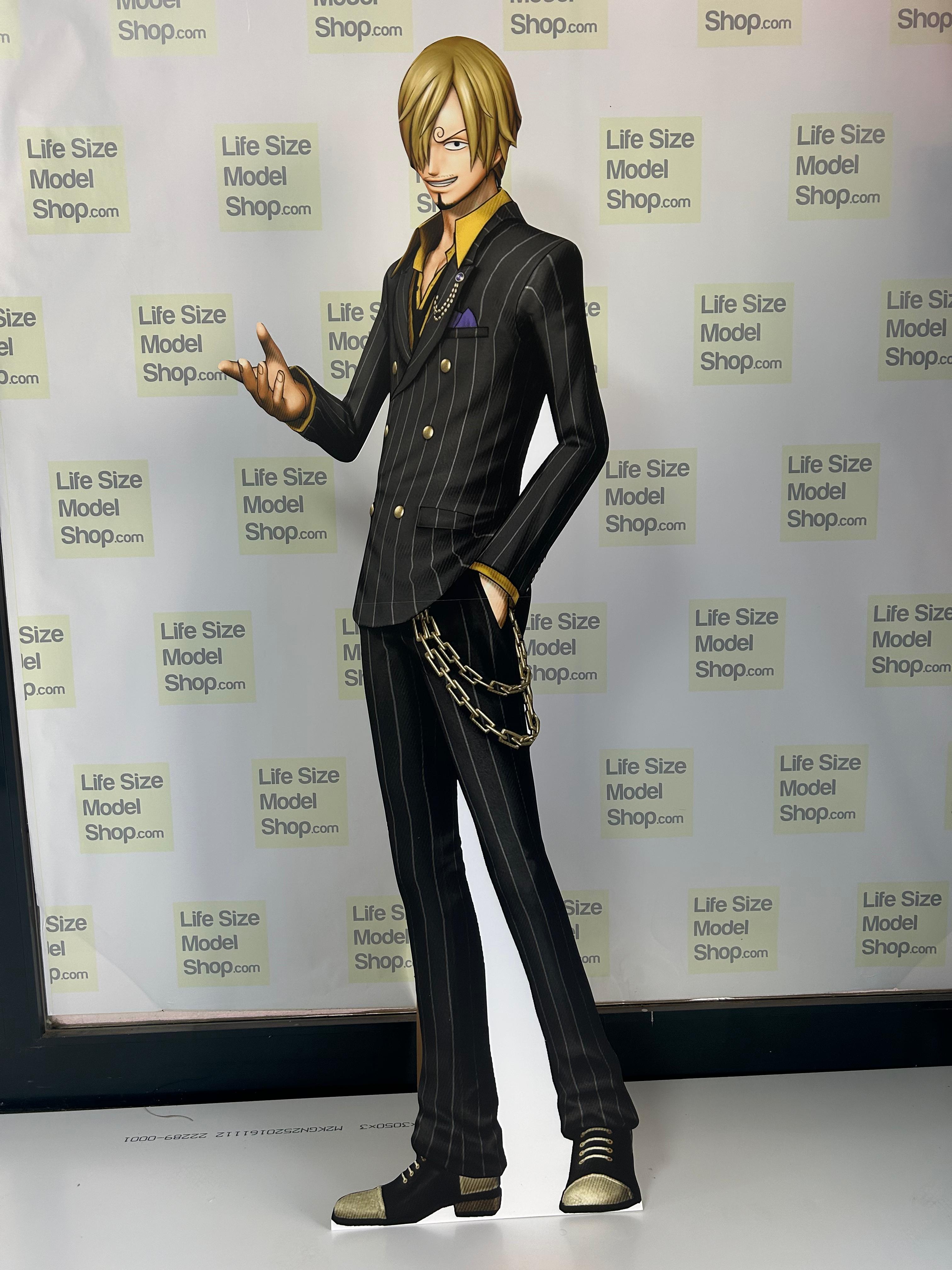 🔥 Vinsmoke Sanji Life-Size Cardboard Cutout – One Piece Standee Figure