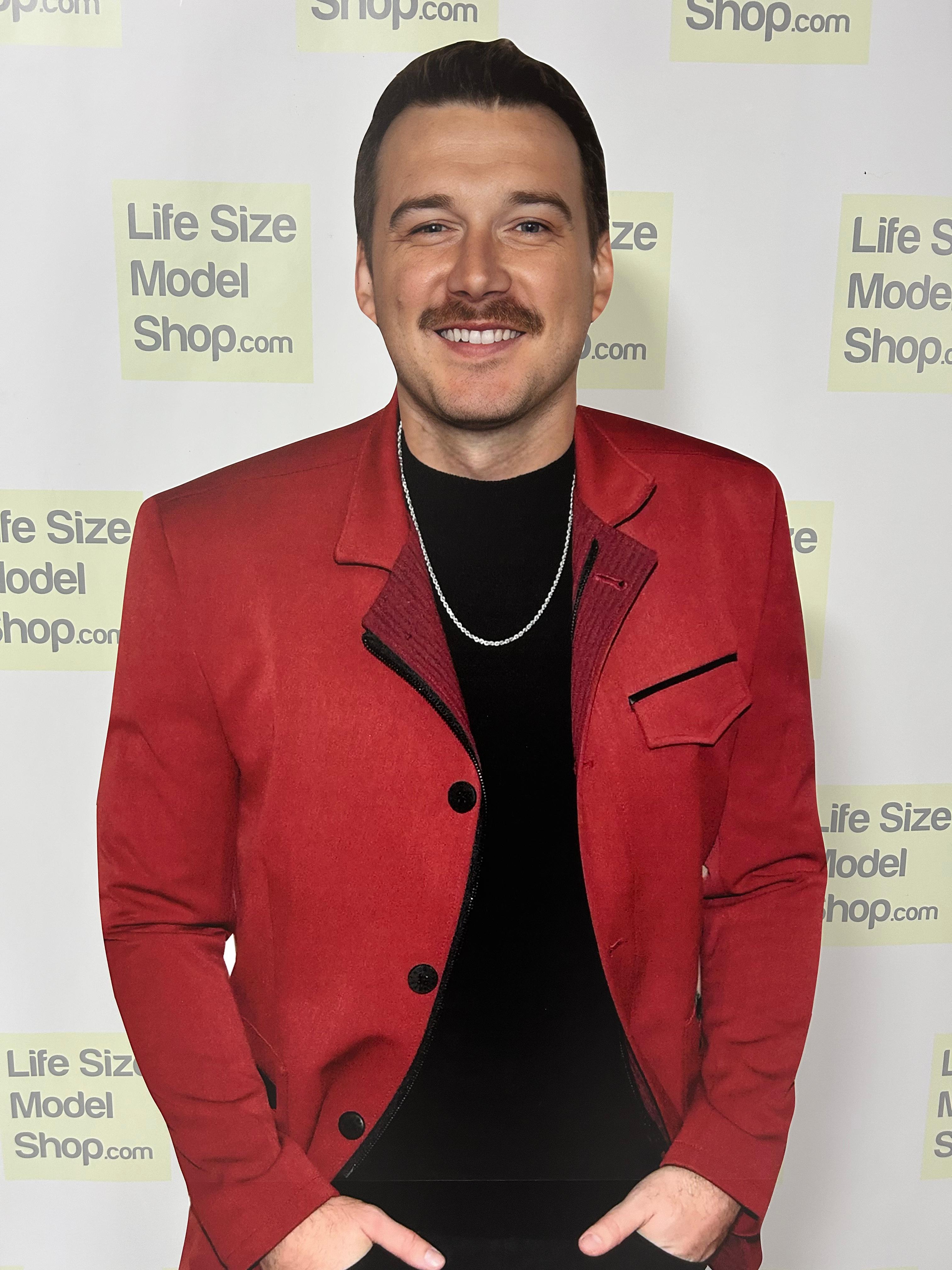 🎤 Morgan Wallen Life Size Cardboard Cutout – CMA Awards Edition