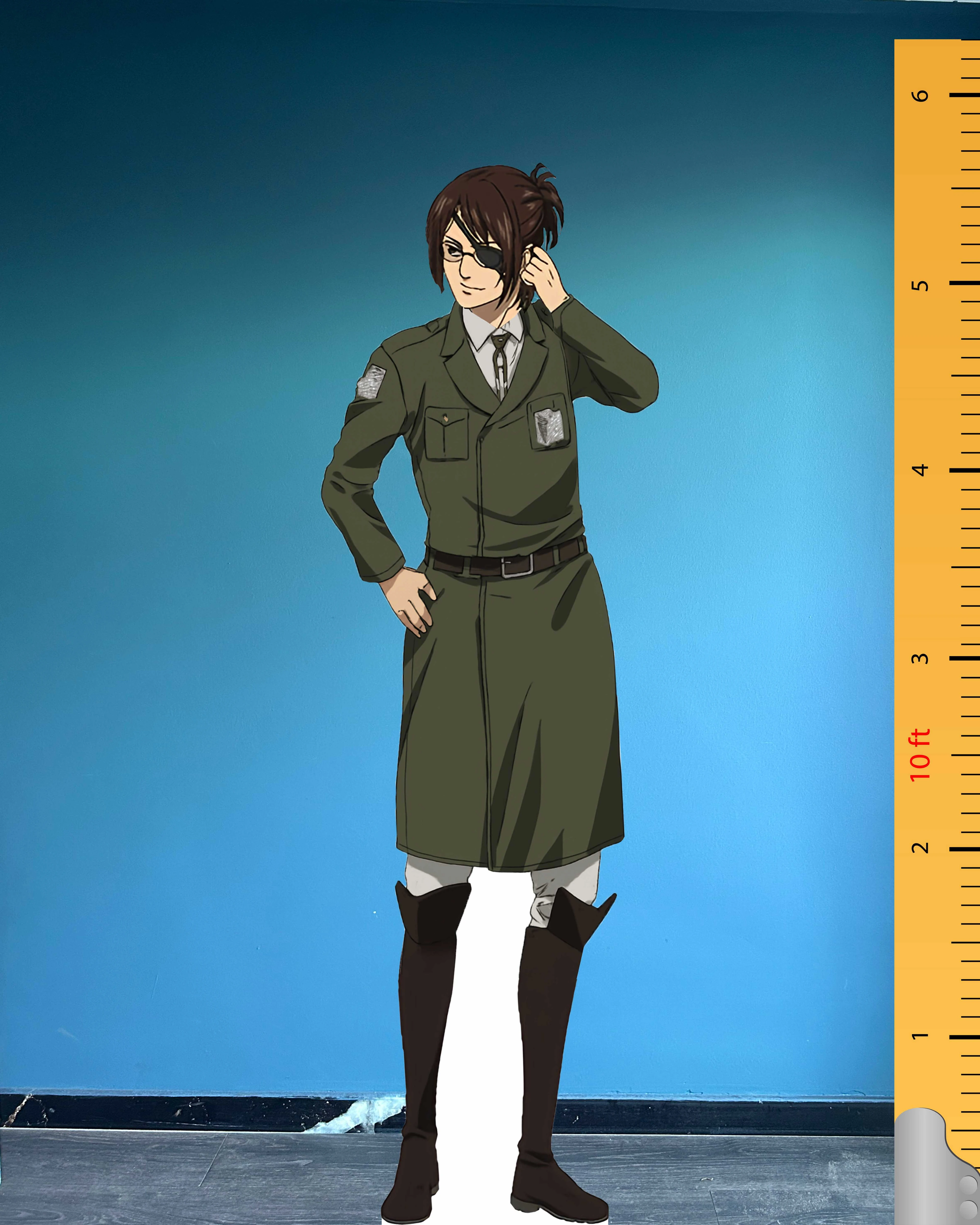 🔬 Hange Zoe Silhouette en carton taille réelle – Édition L’Attaque des ...