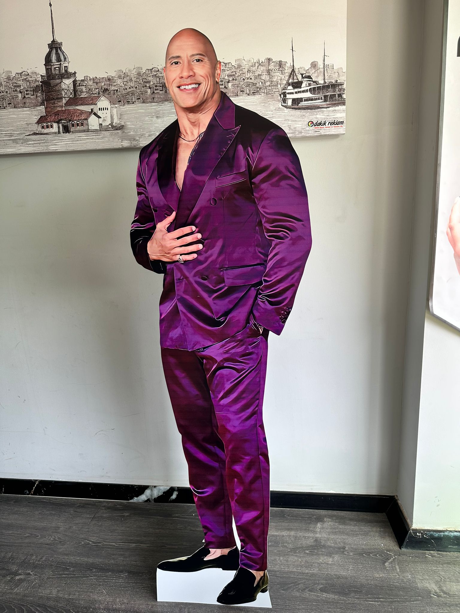 ⭐ Dwayne Johnson Cardboard Cutout – Celebrity Cutouts Dwayne Life Size ...