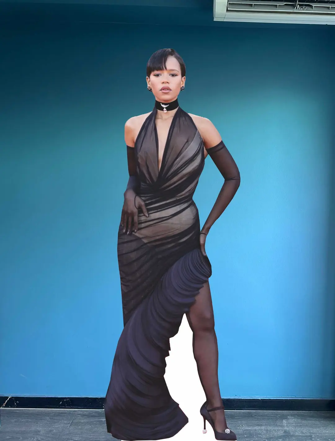 Taylor Russell Canadian Actress Cardboard Cutout Model Taylor Russell ...