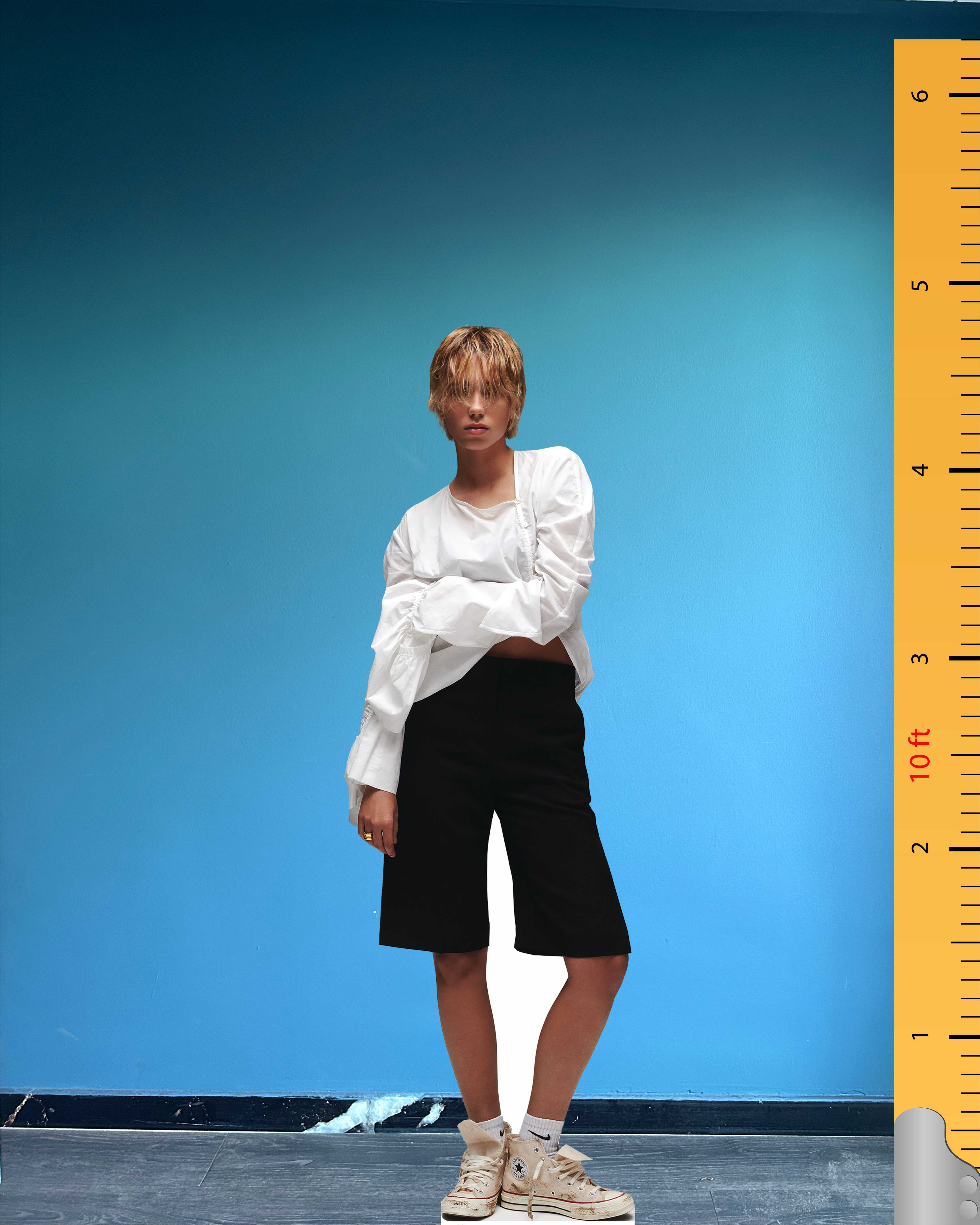 🌟 Lena Mantler Life Size Cardboard Cutout – Miutine Face Edition