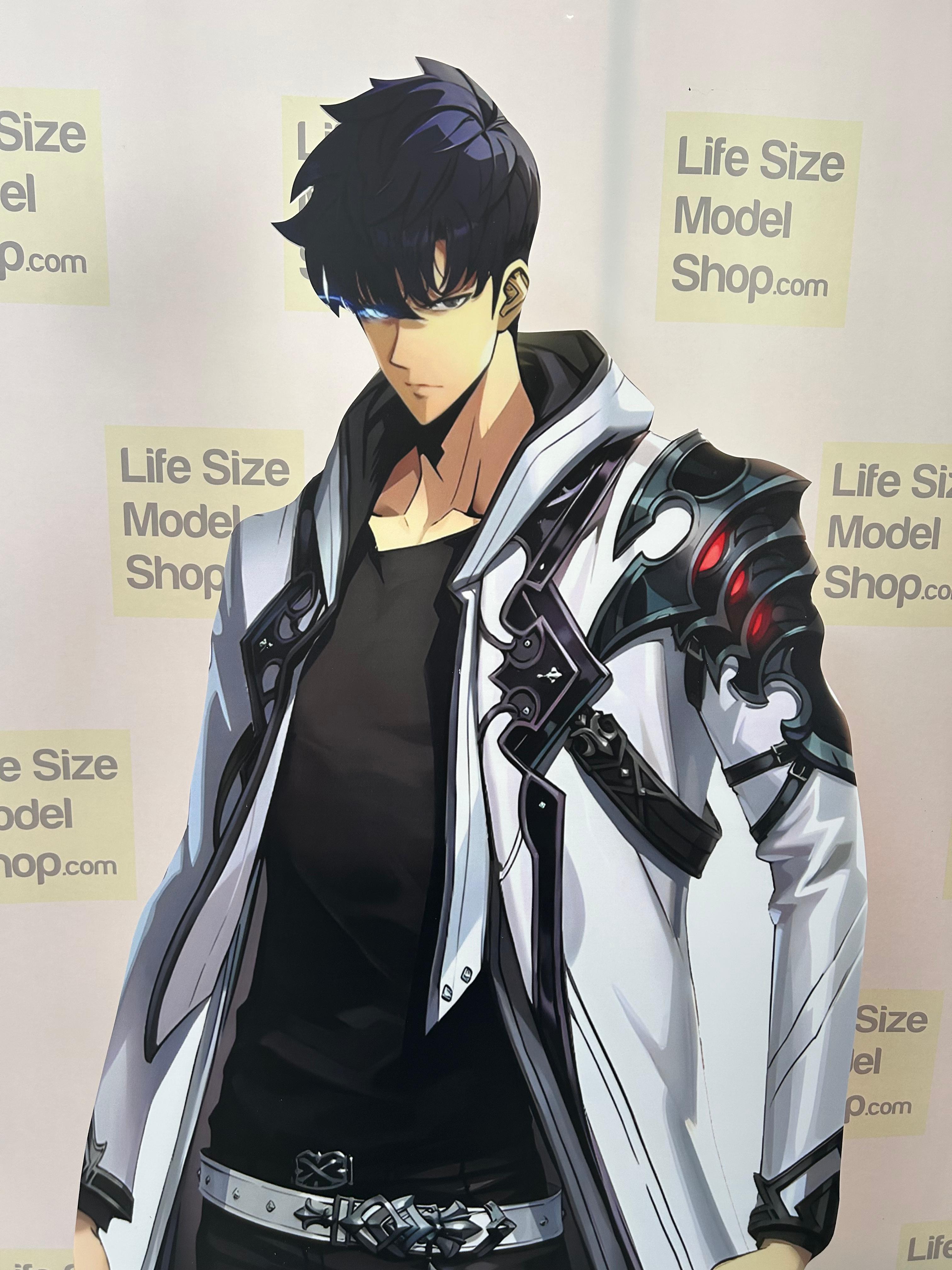 🖤 Découpe en carton grandeur nature de Sung Jin-Woo – Figurine Solo ...