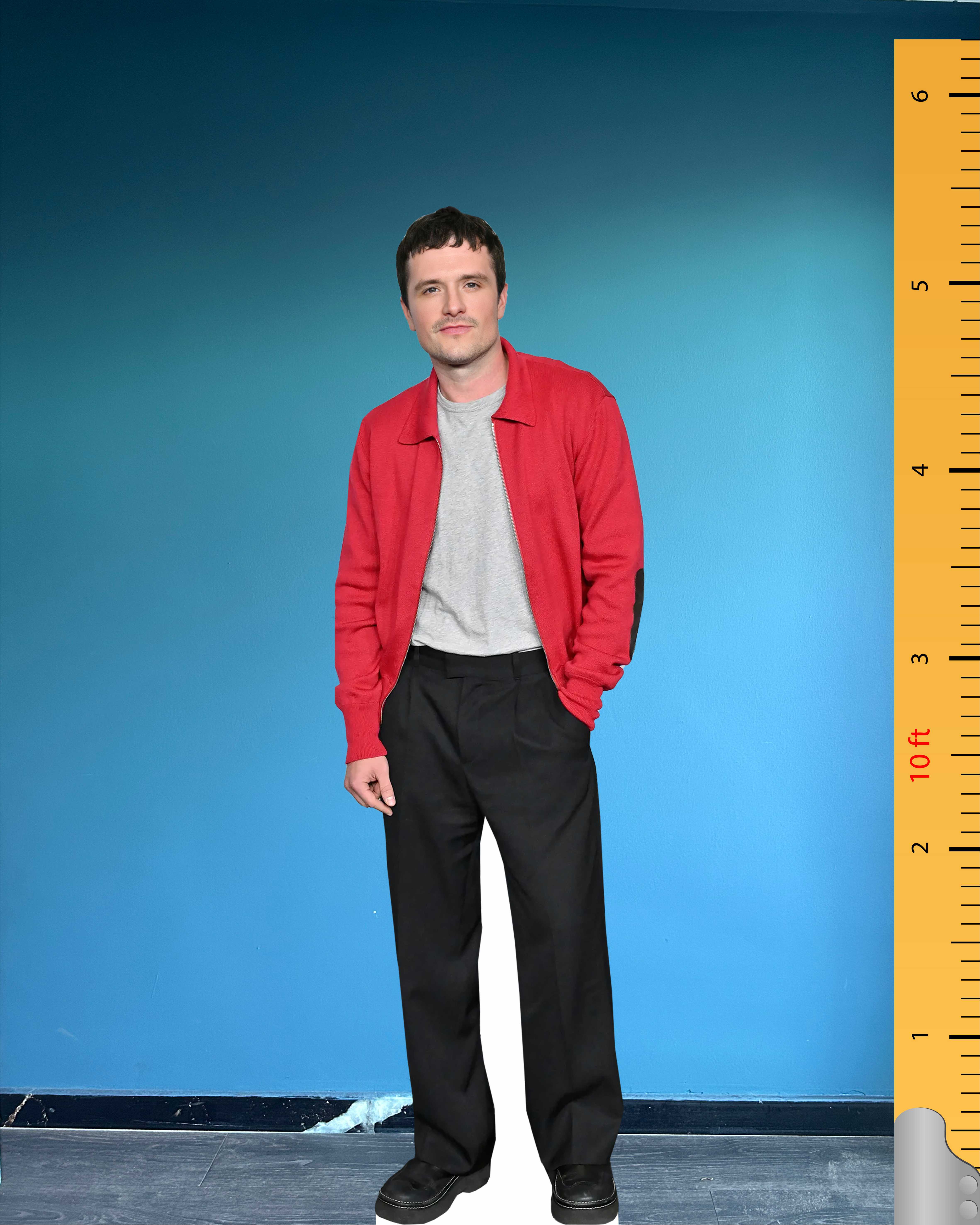 🎬 Josh Hutcherson Life Size Cardboard Cutout – Marty Supreme Premiere ...