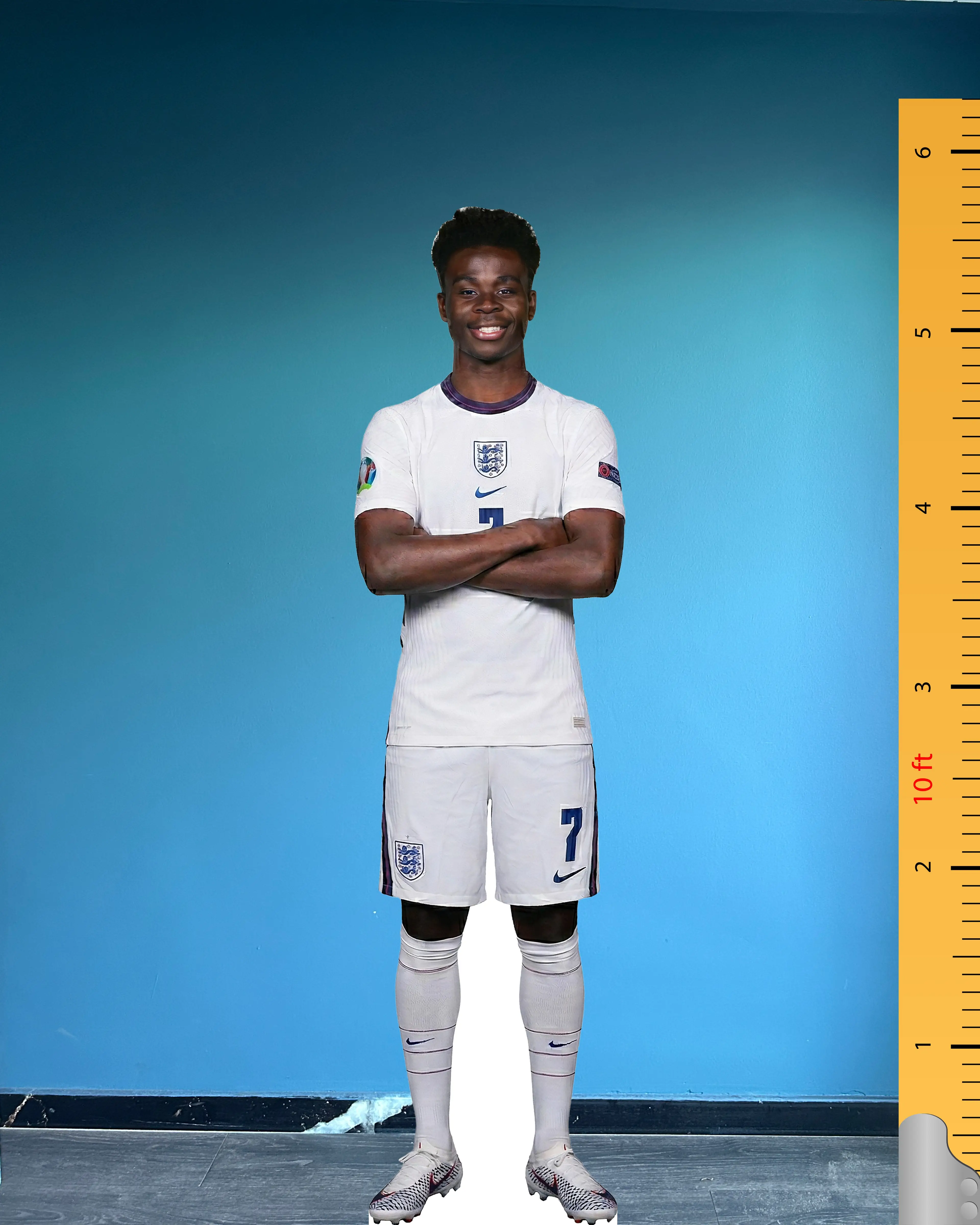 Bukayo Saka Life Size Cardboard Cutout | 🏴󠁧󠁢󠁥󠁮󠁧󠁿 England’s "Starboy ...