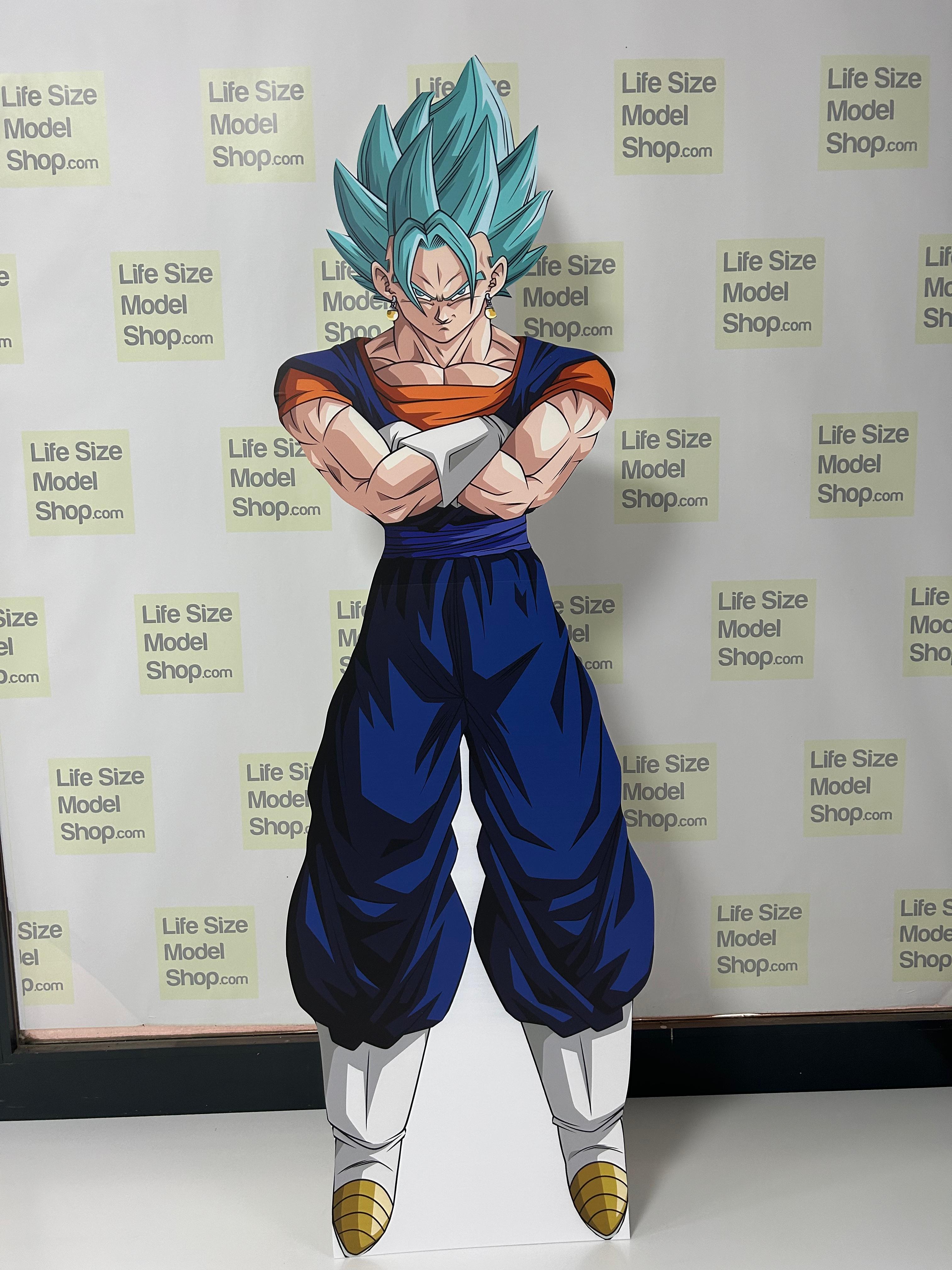 🔵 Vegeta Super Saiyan Blue Life-Size Cardboard Cutout Standee – Prince ...