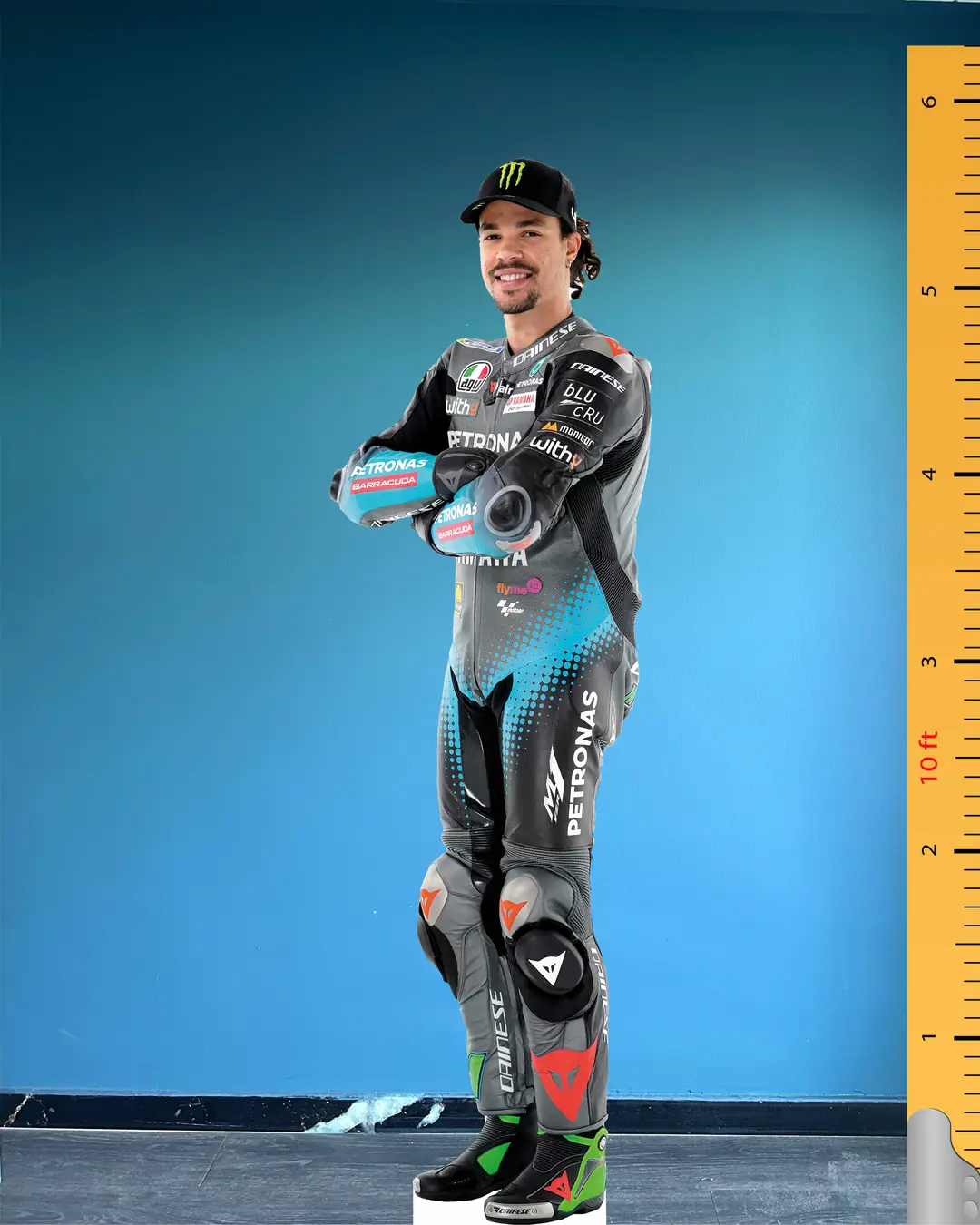 Franco Morbidelli Cardboard Cutout – MotoGP Racer Figure Life Size ...