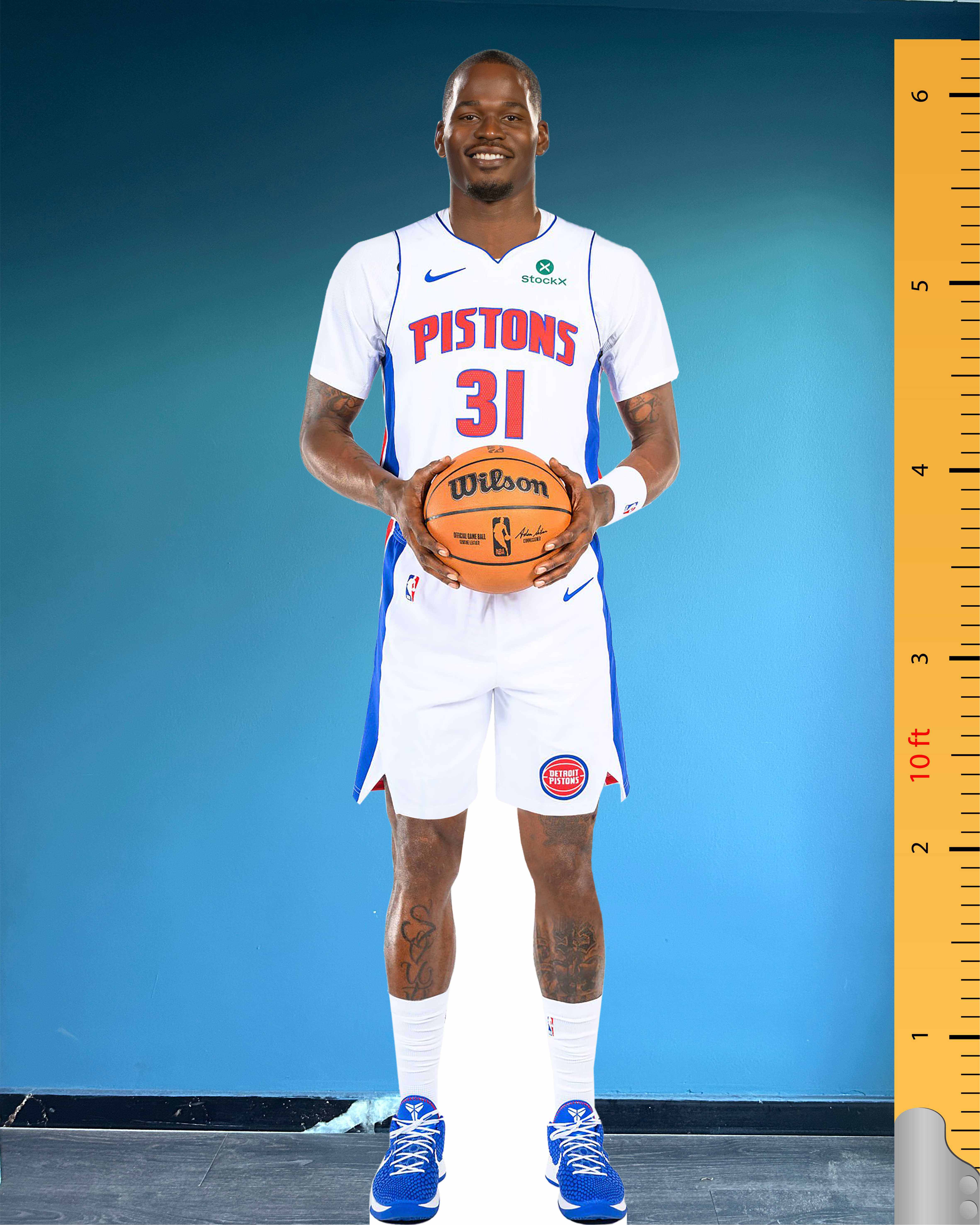 🏀 Javonte Green Life Size Cardboard Cutout – Detroit Pistons #31