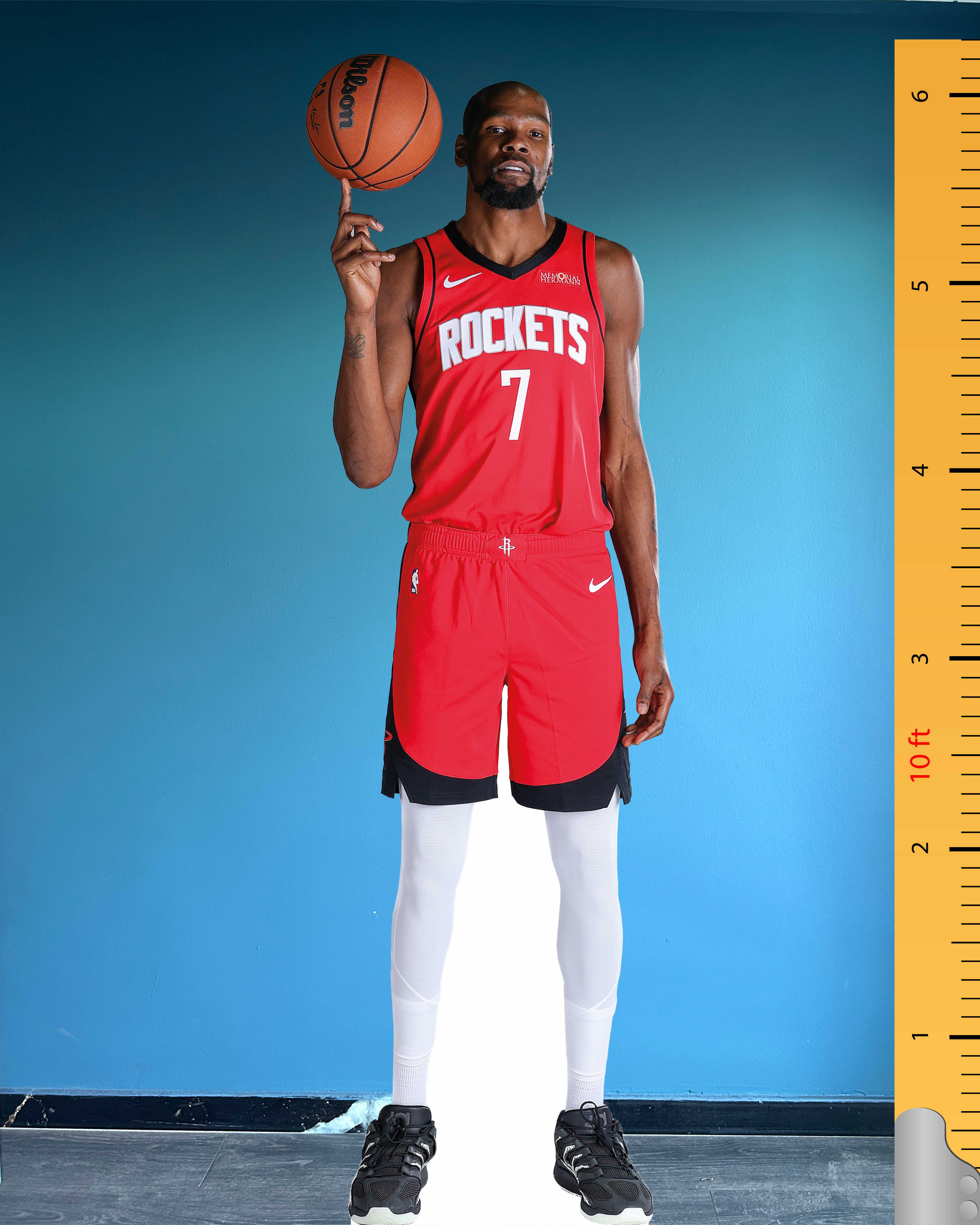 🏀 Kevin Durant Découpe en Carton Standee – Houston Rockets #7 KD ...
