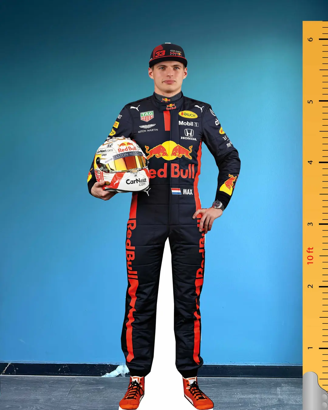 🏁 Max Verstappen Kartonaufsteller – Red Bull Racing Formel-1-Fahrer Das ...