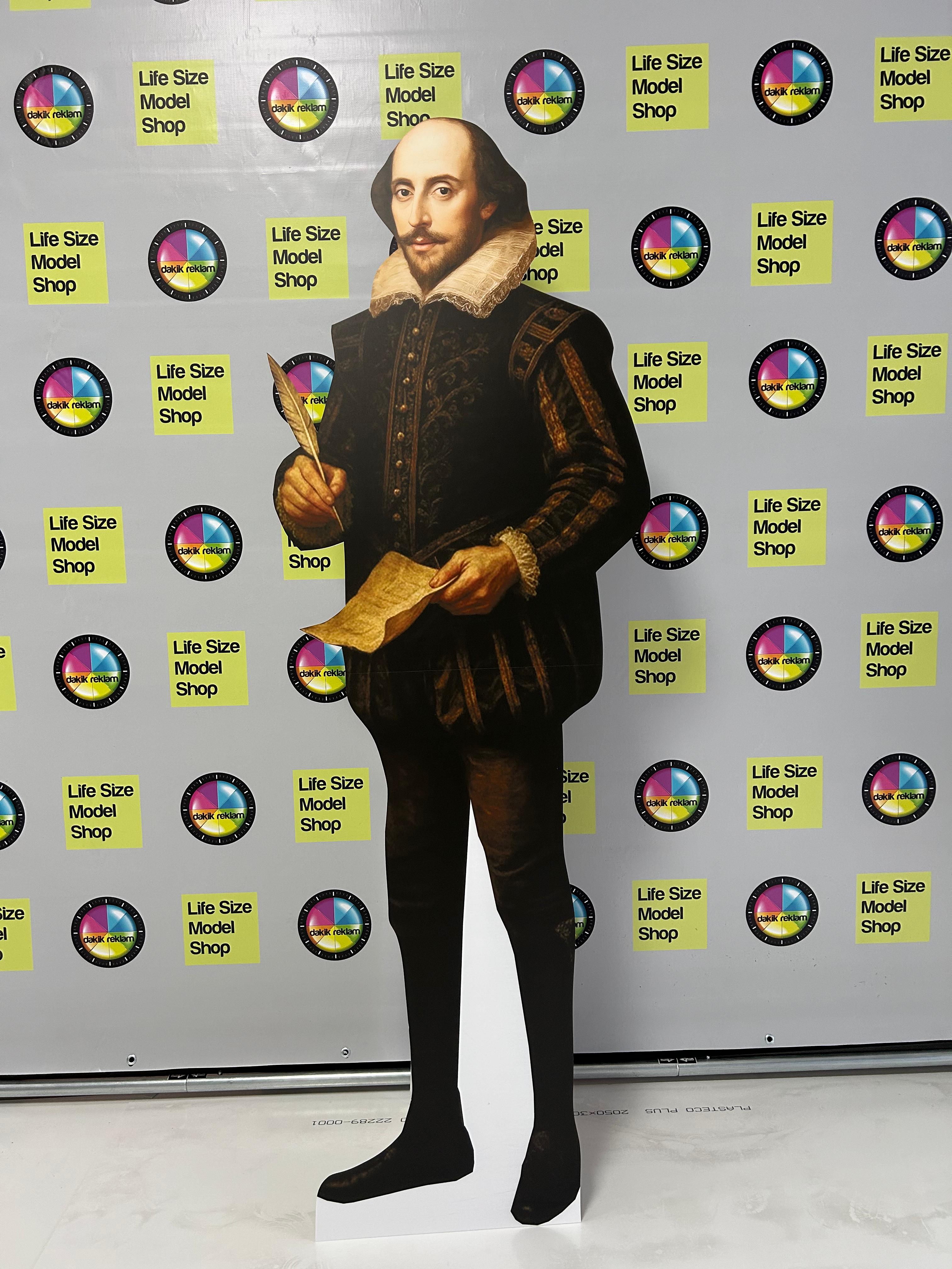 🎭 William Shakespeare Cardboard Cutout – English Poet & Playwright ...