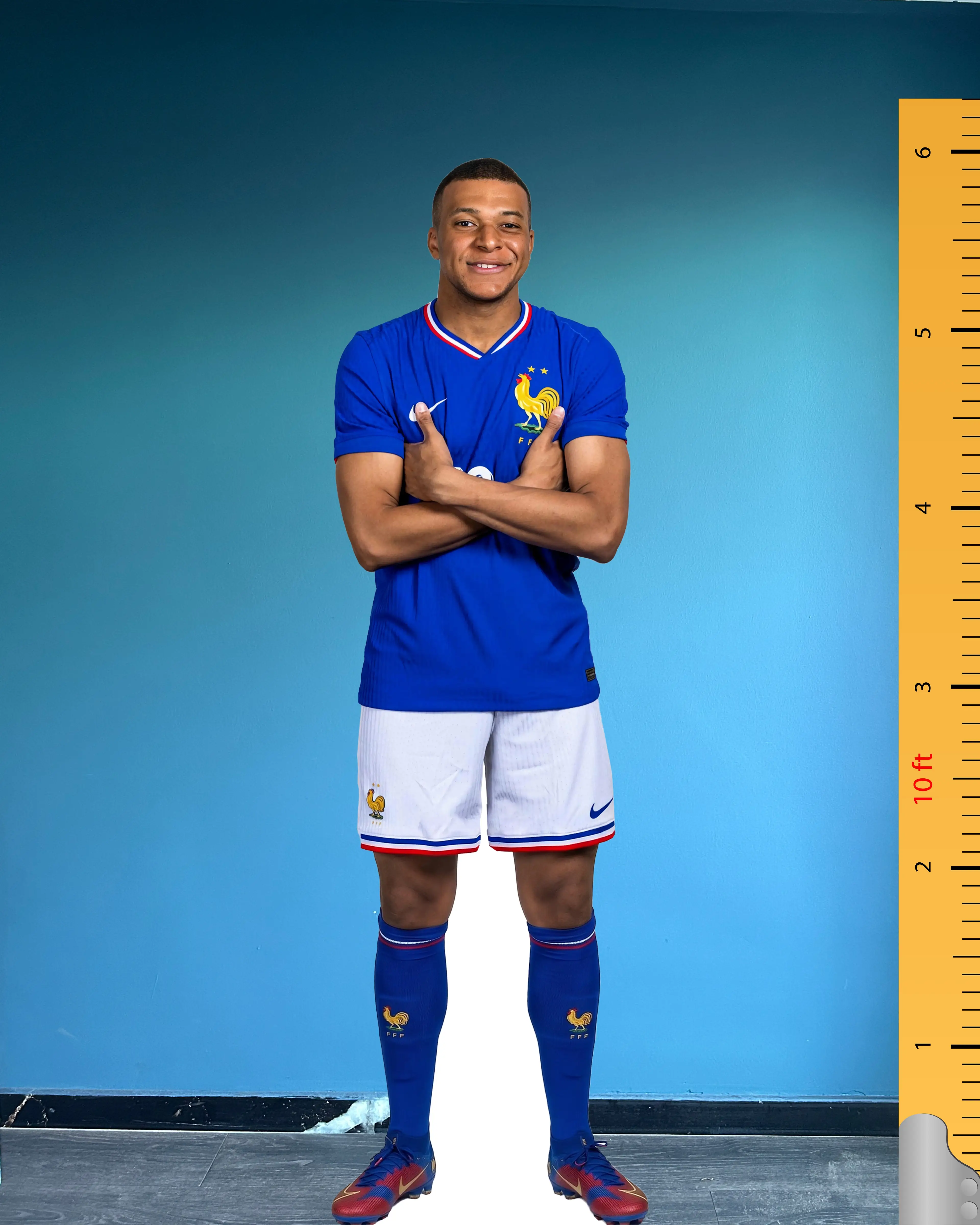Kylian Mbappé Life Size Carboard Cutout Model | France’s Captain & "Les ...