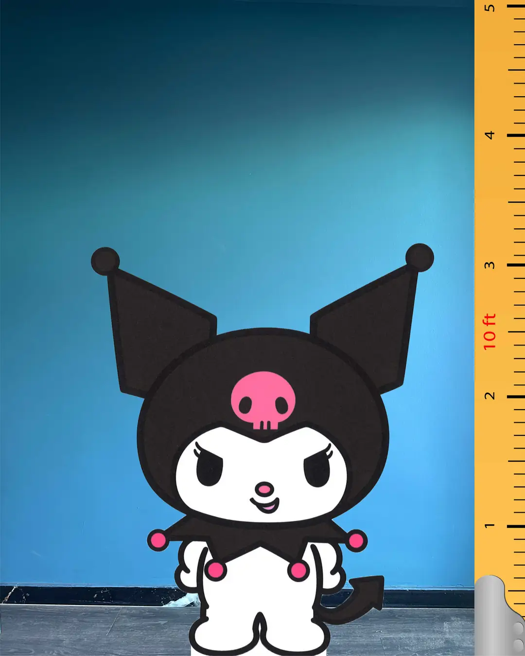 🖤 Kuromi Cardboard Cutout Figure – Life-Size Character Standee