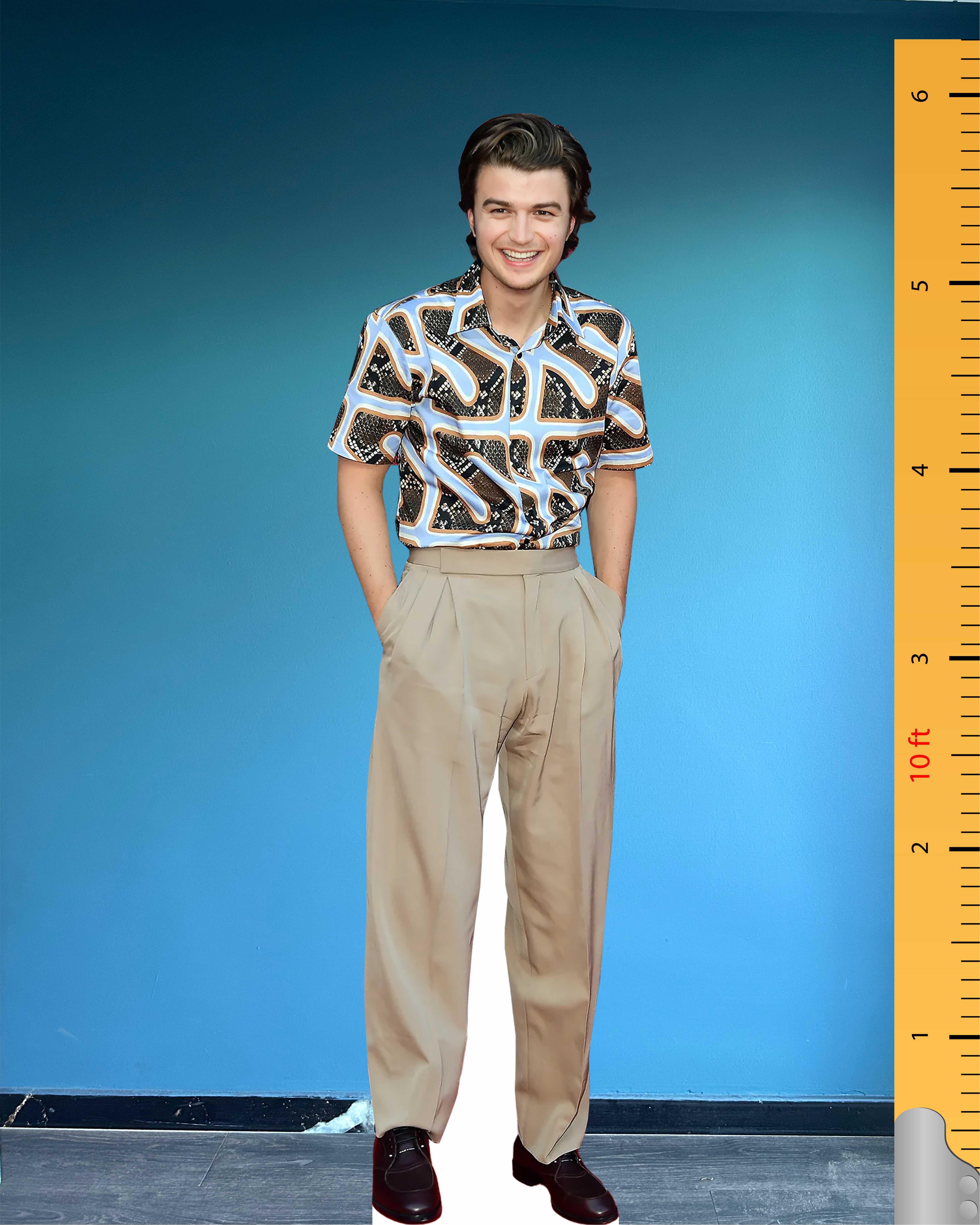 🌟 Makieta Kartonowa Joe Keery Amerykański Aktor – Stranger Things Paris ...